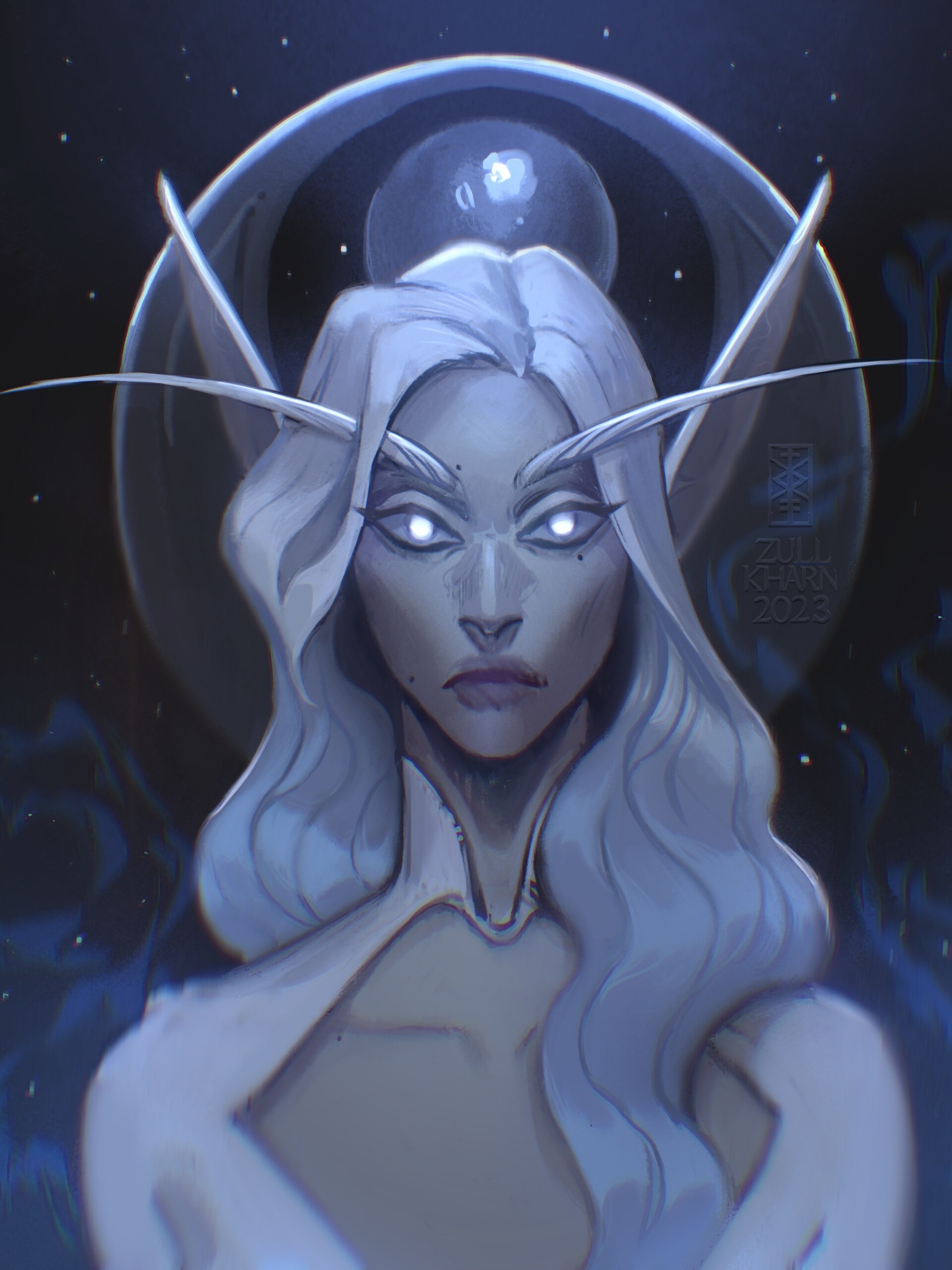 ArtStation - moon lady