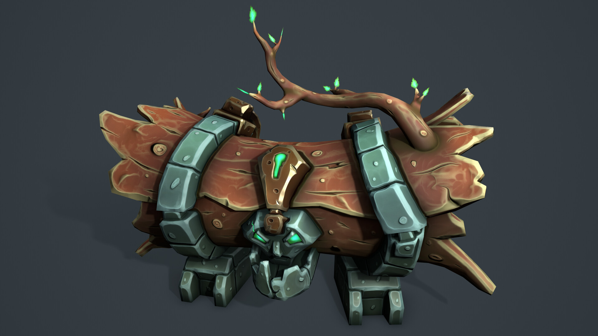 ArtStation - Log chest