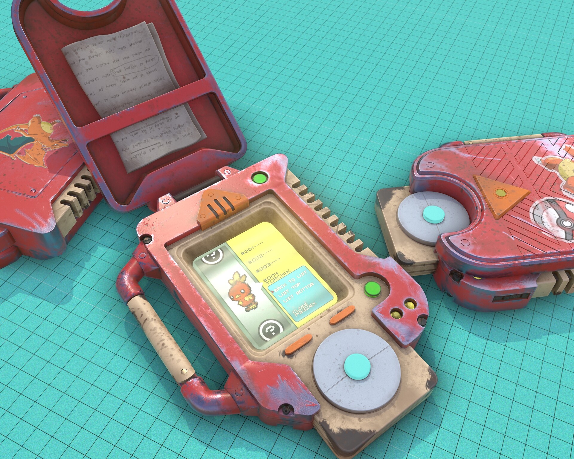 ArtStation - Pokedex, Game Ready