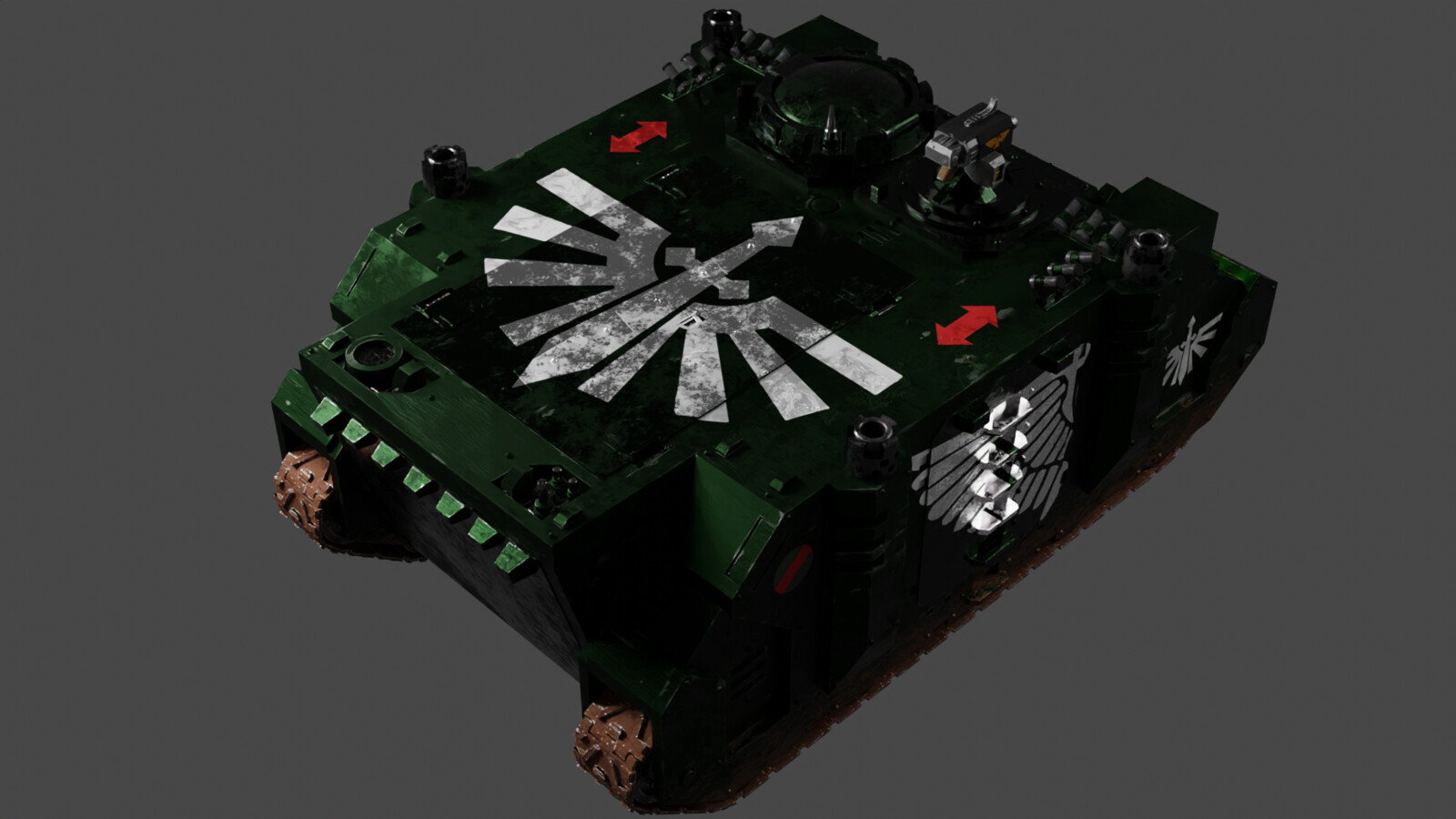 Leonardo Vasquez - Warhammer 40k Dark Angels Rhino Transport