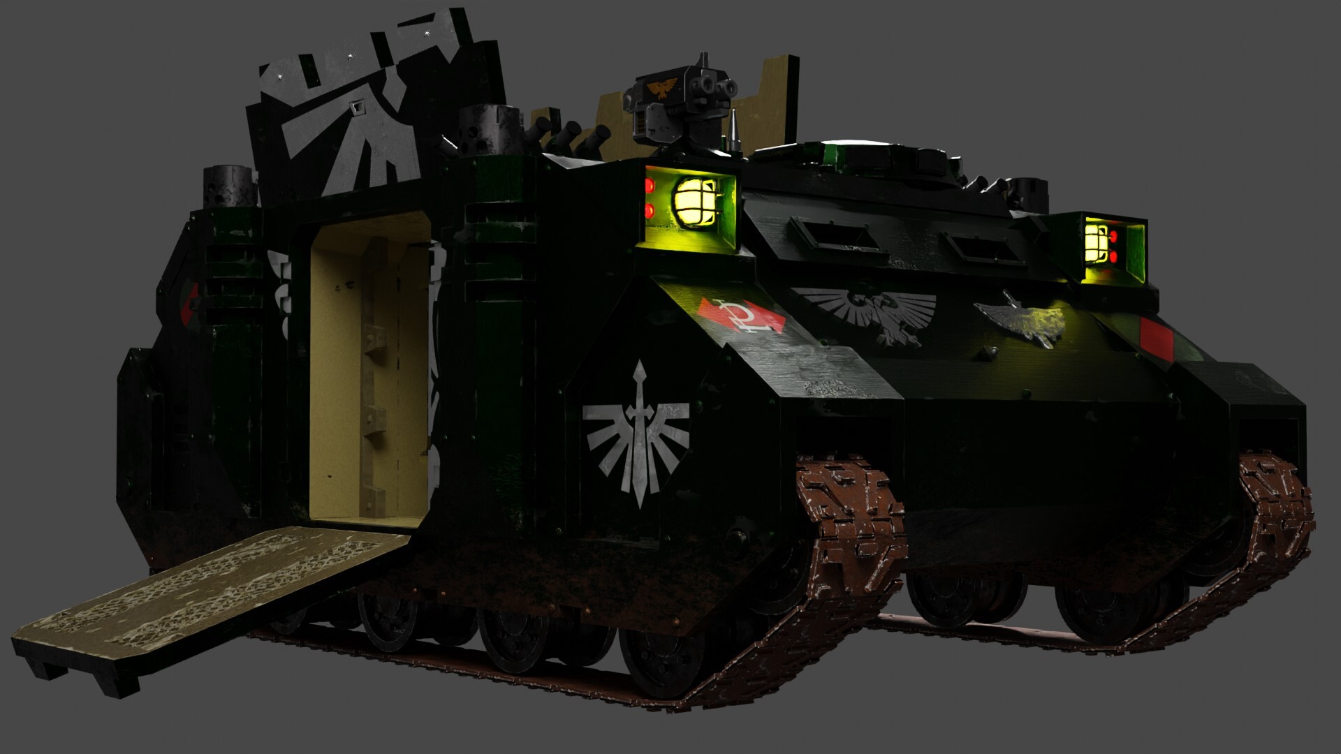 Leonardo Vasquez - Warhammer 40k Dark Angels Rhino Transport