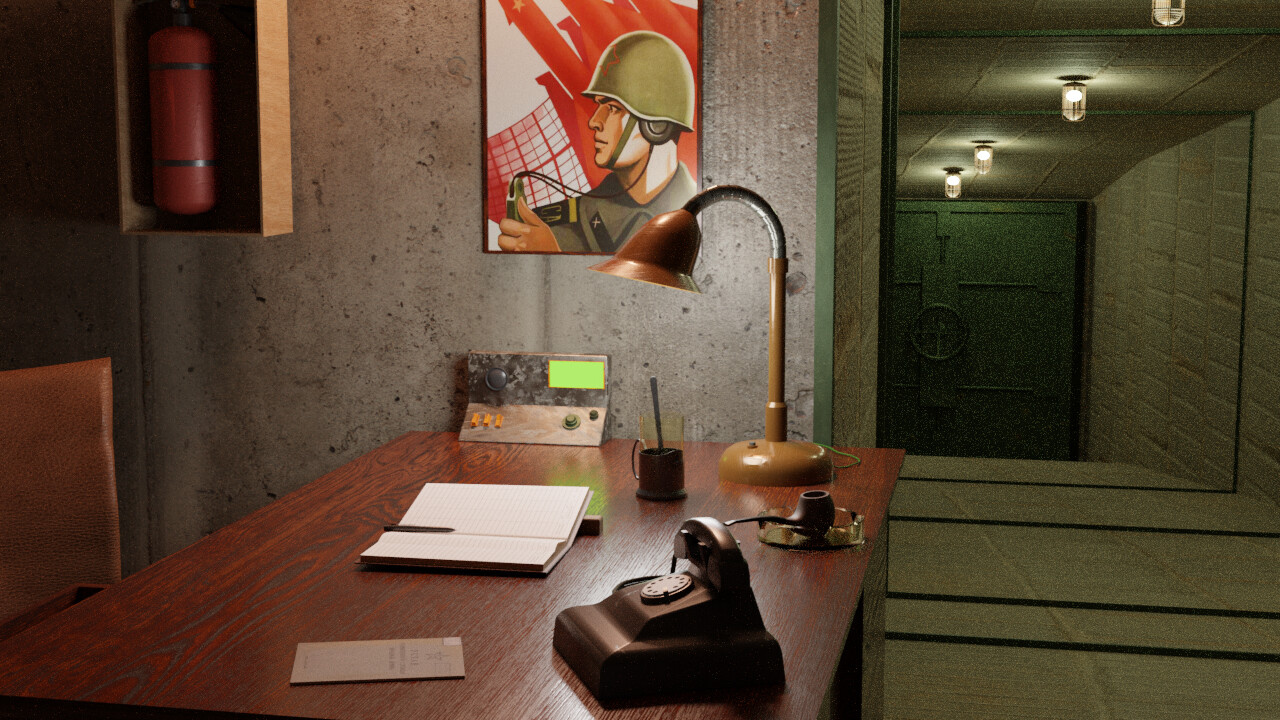 ArtStation - soviet bunker