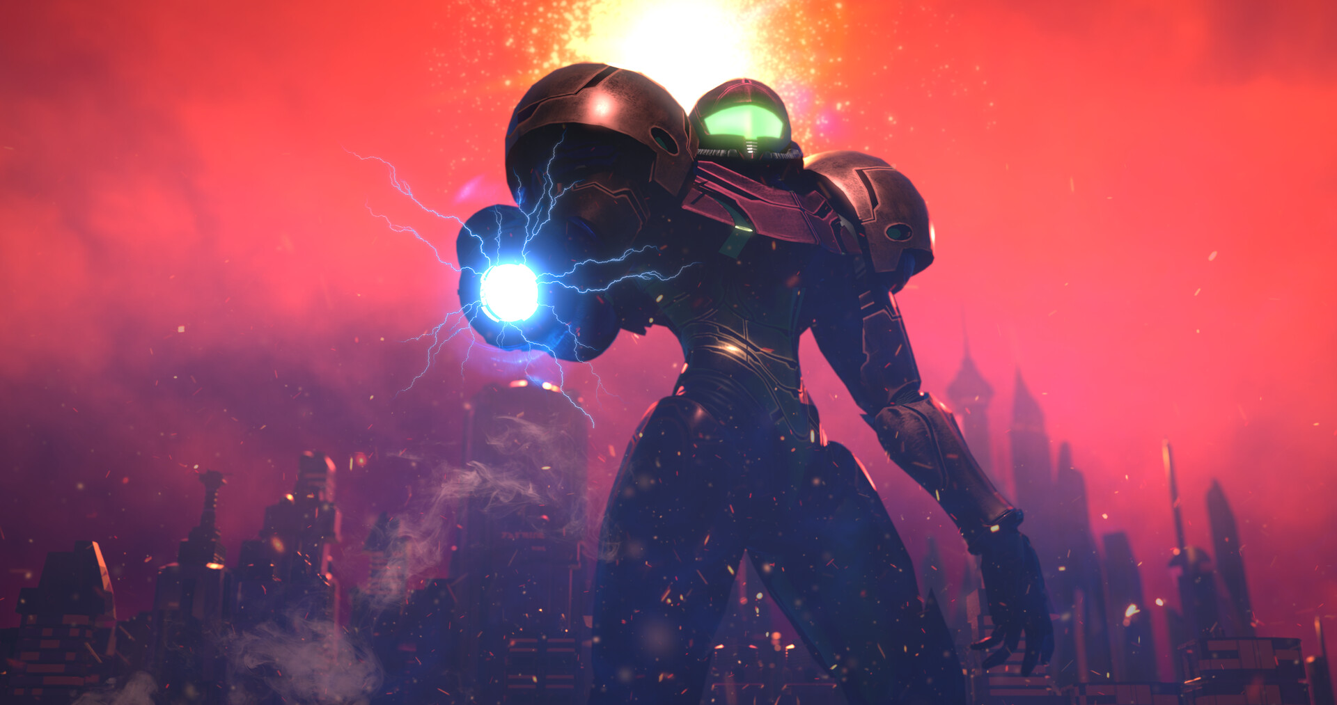 ArtStation - [3D Lighting/ Compositing] Metroid + Breakdown