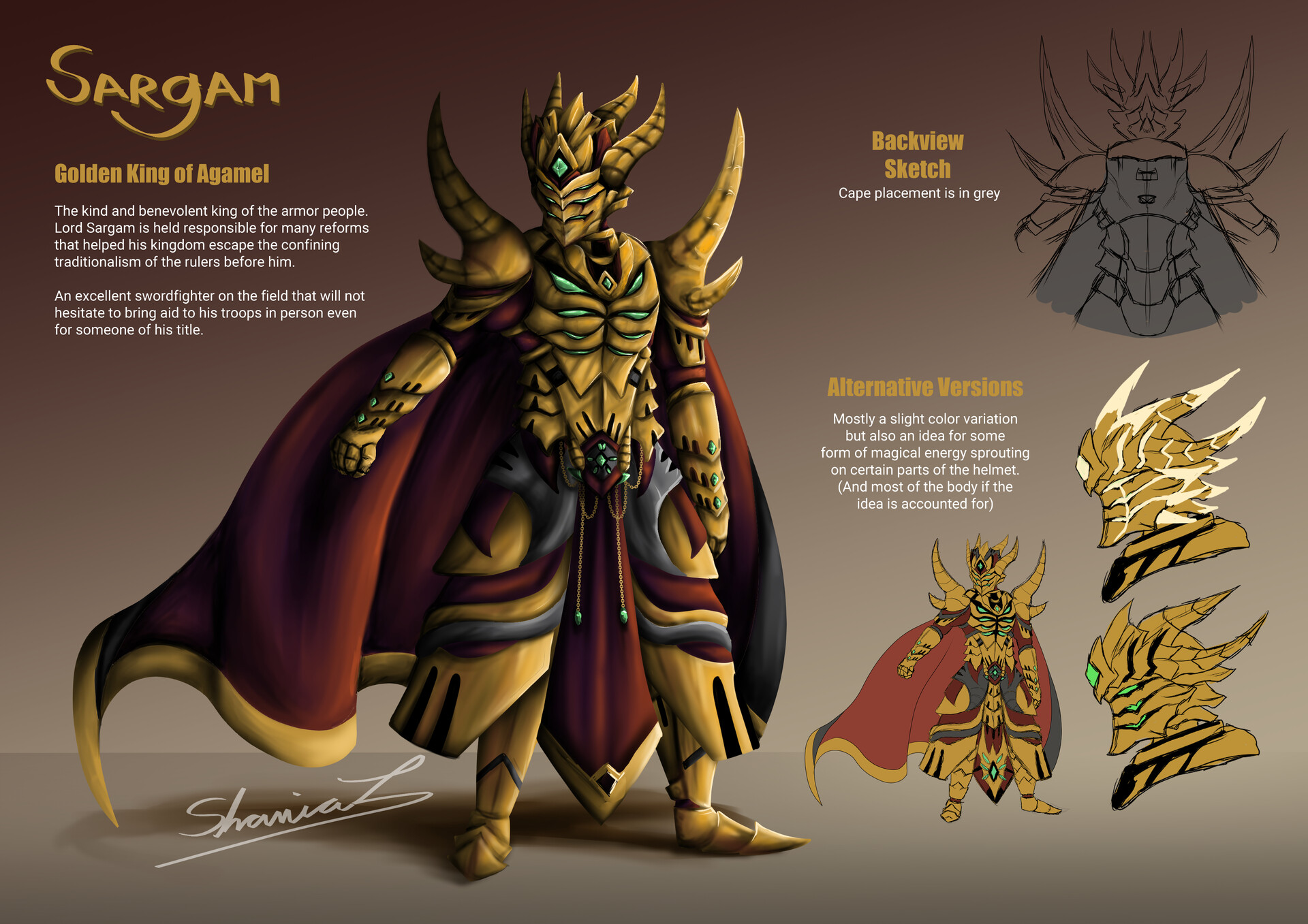 ArtStation - Concept Art: King Sargam
