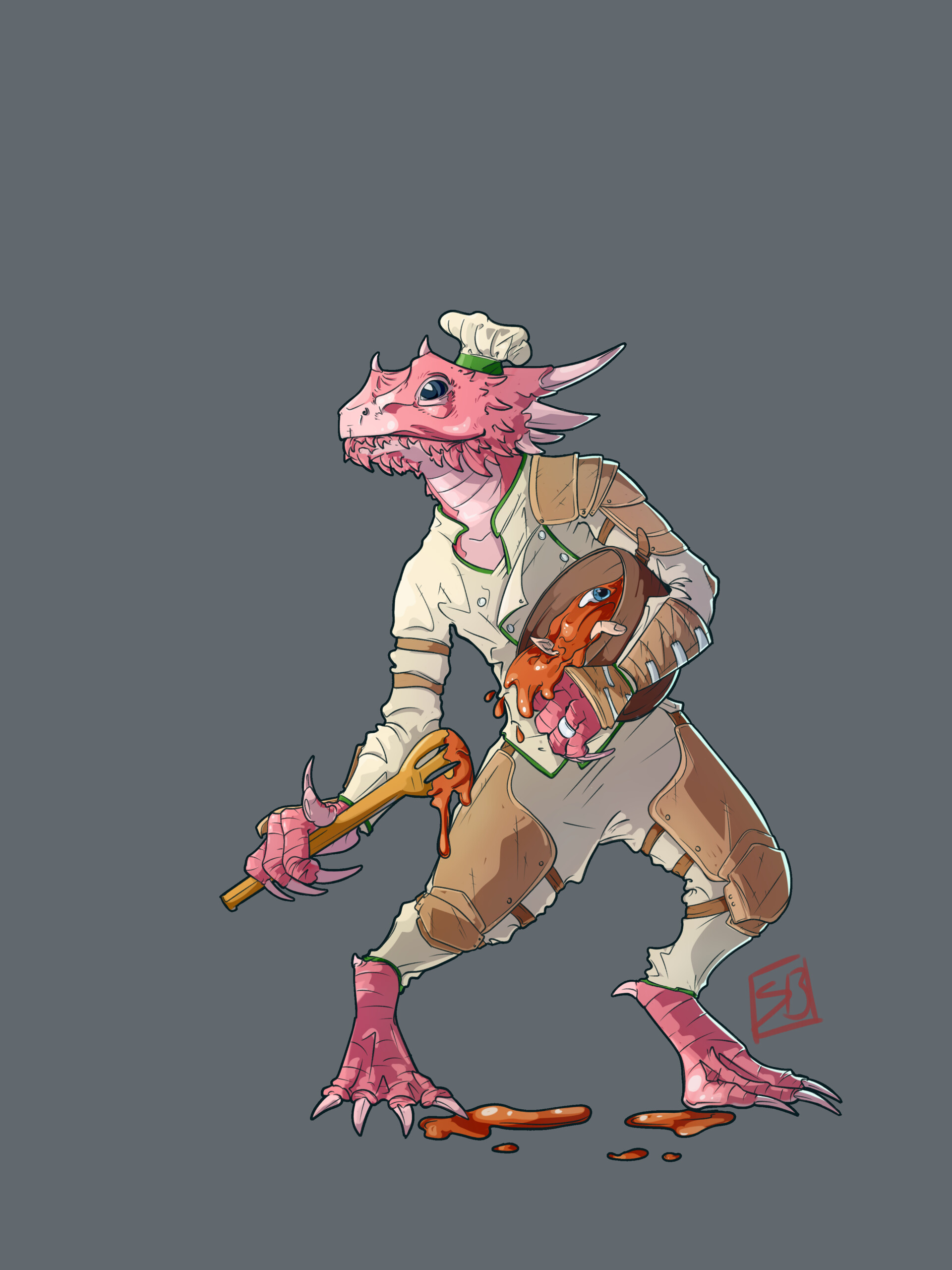 ArtStation - Kotle; A Rogue Chef Kobold