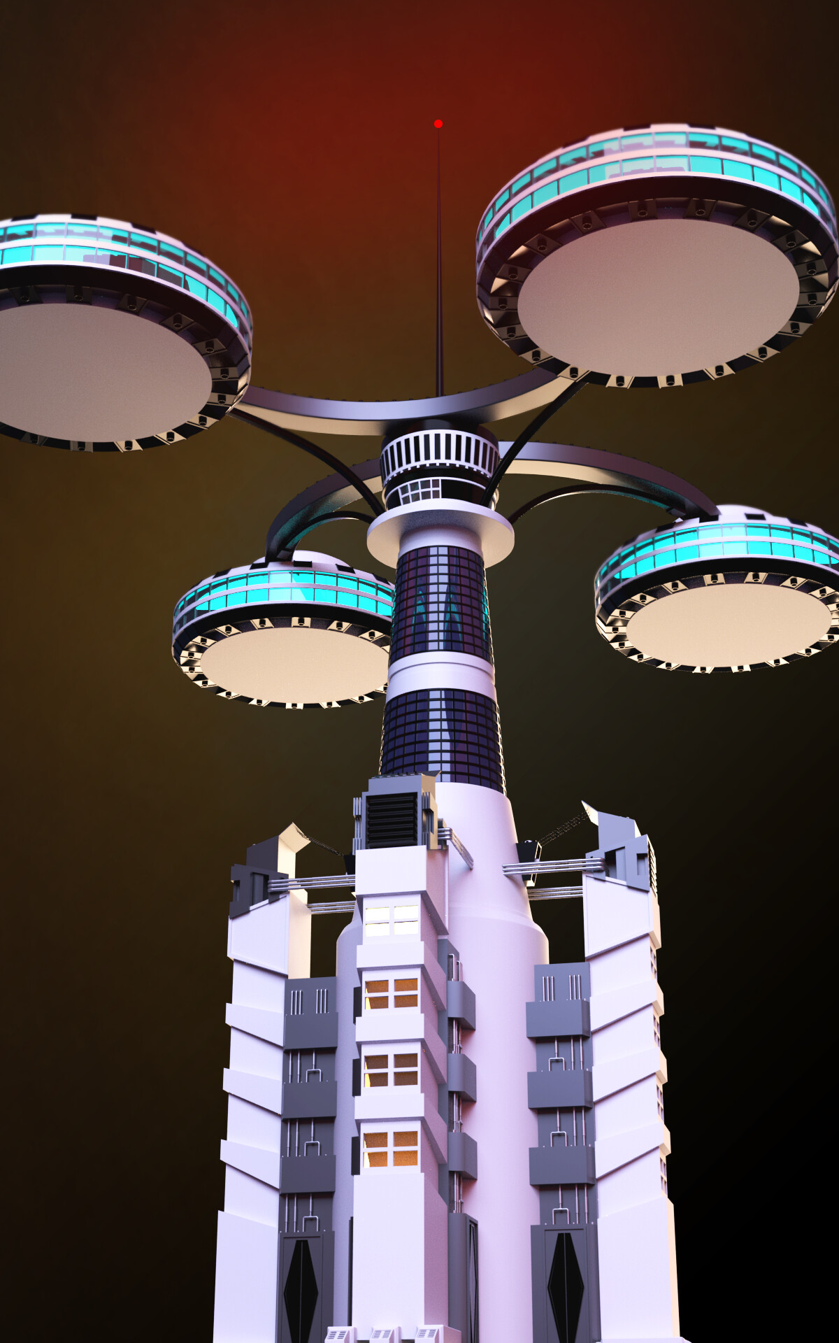 ArtStation - SCI-FI Set Exterior..