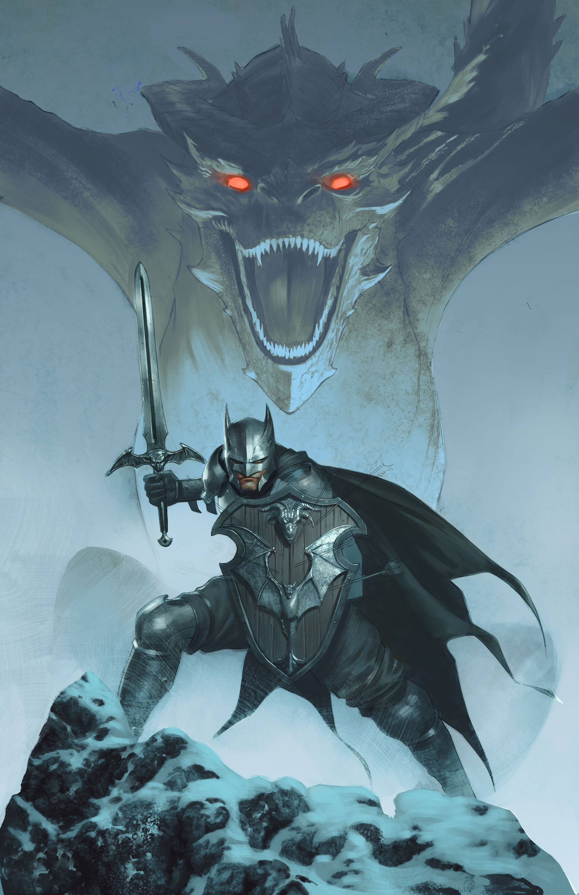 Jorge Molina - Dark Knights Of Steel #10 variant cover.