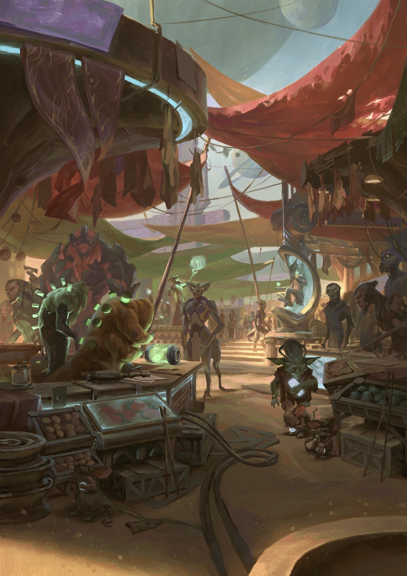 ArtStation - Faction III - Market