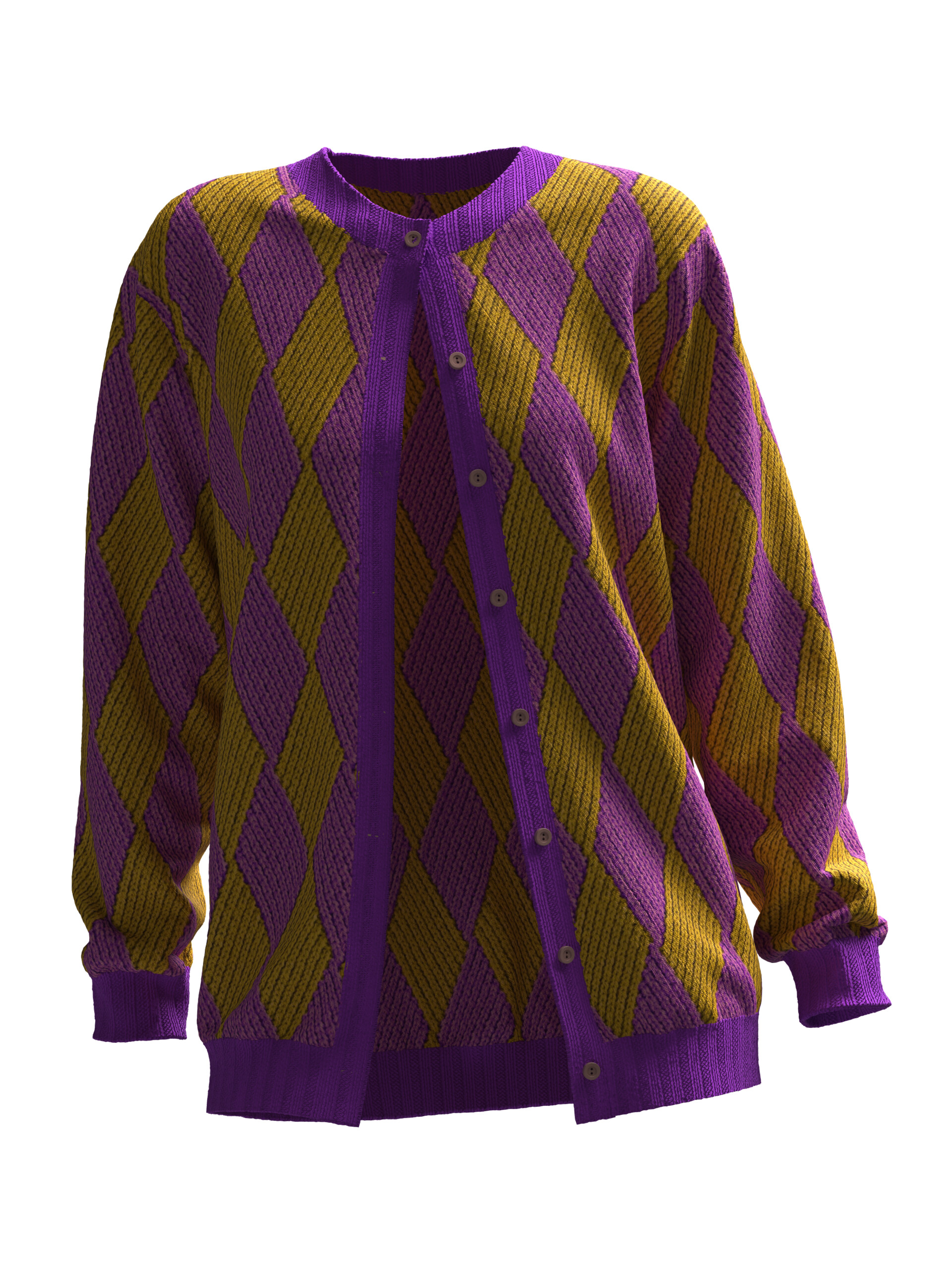 ArtStation - 3D KNIT CARDIGAN