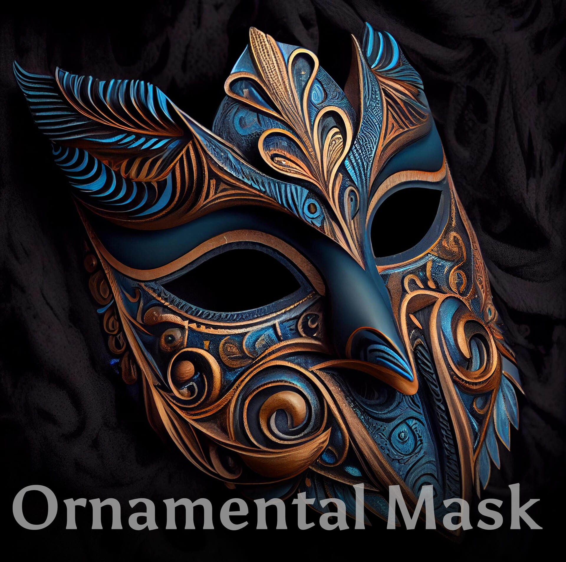 ArtStation - 323 Ornamental Mask reference Modeling /Designing Vol 01