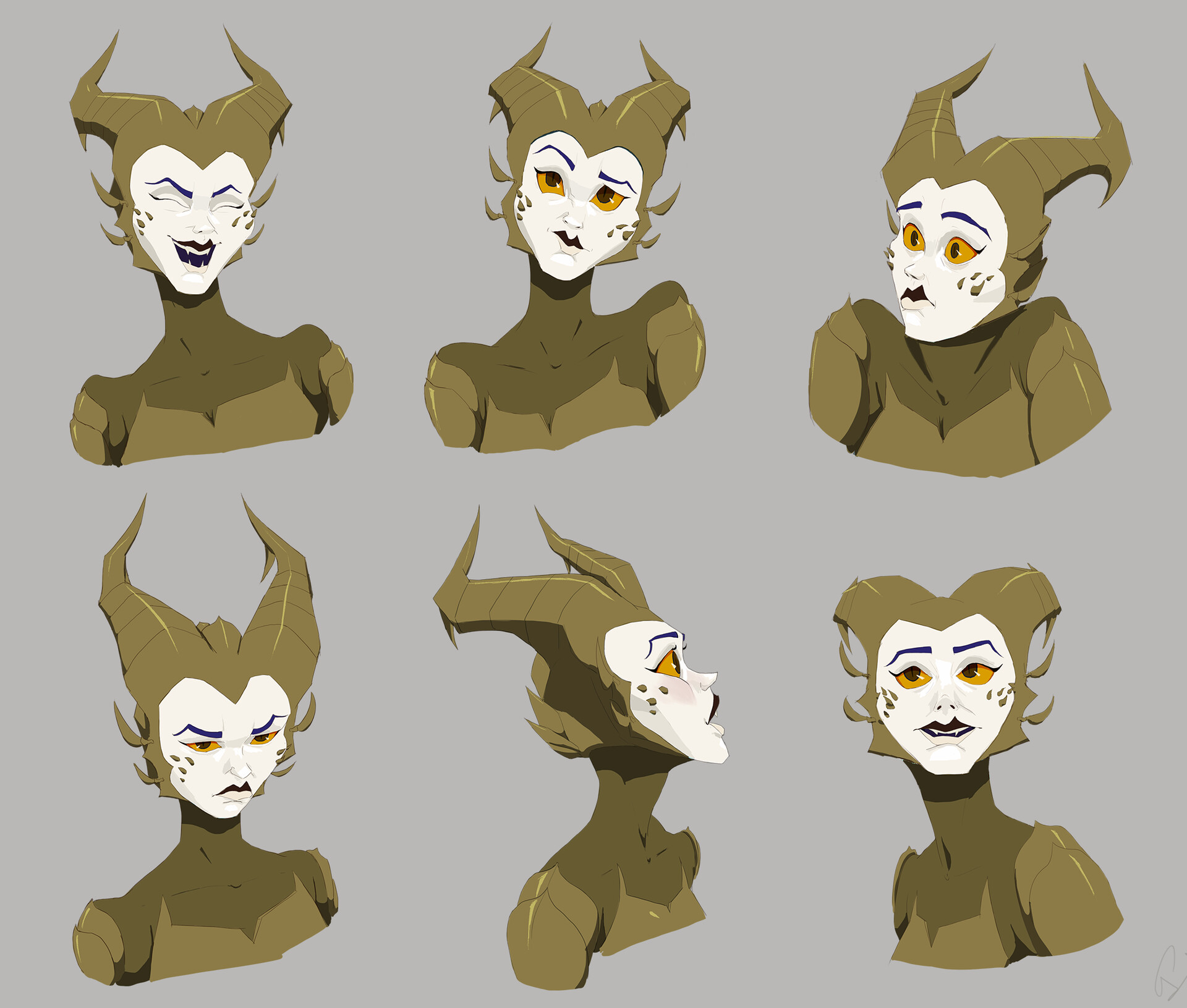 ArtStation - Character Expression exploration 2022