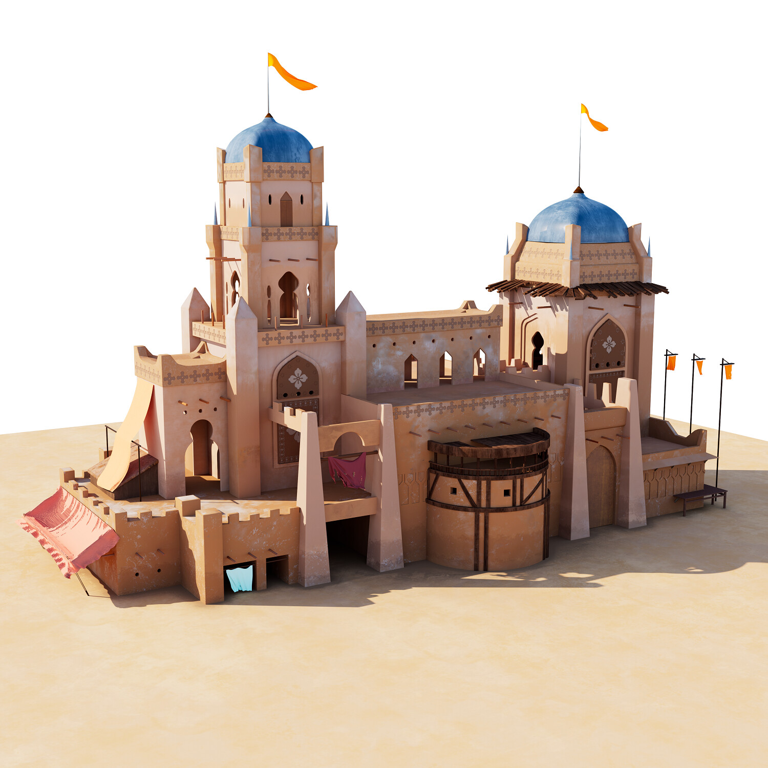 ArtStation - A delightful Castle built in the times of Medieval