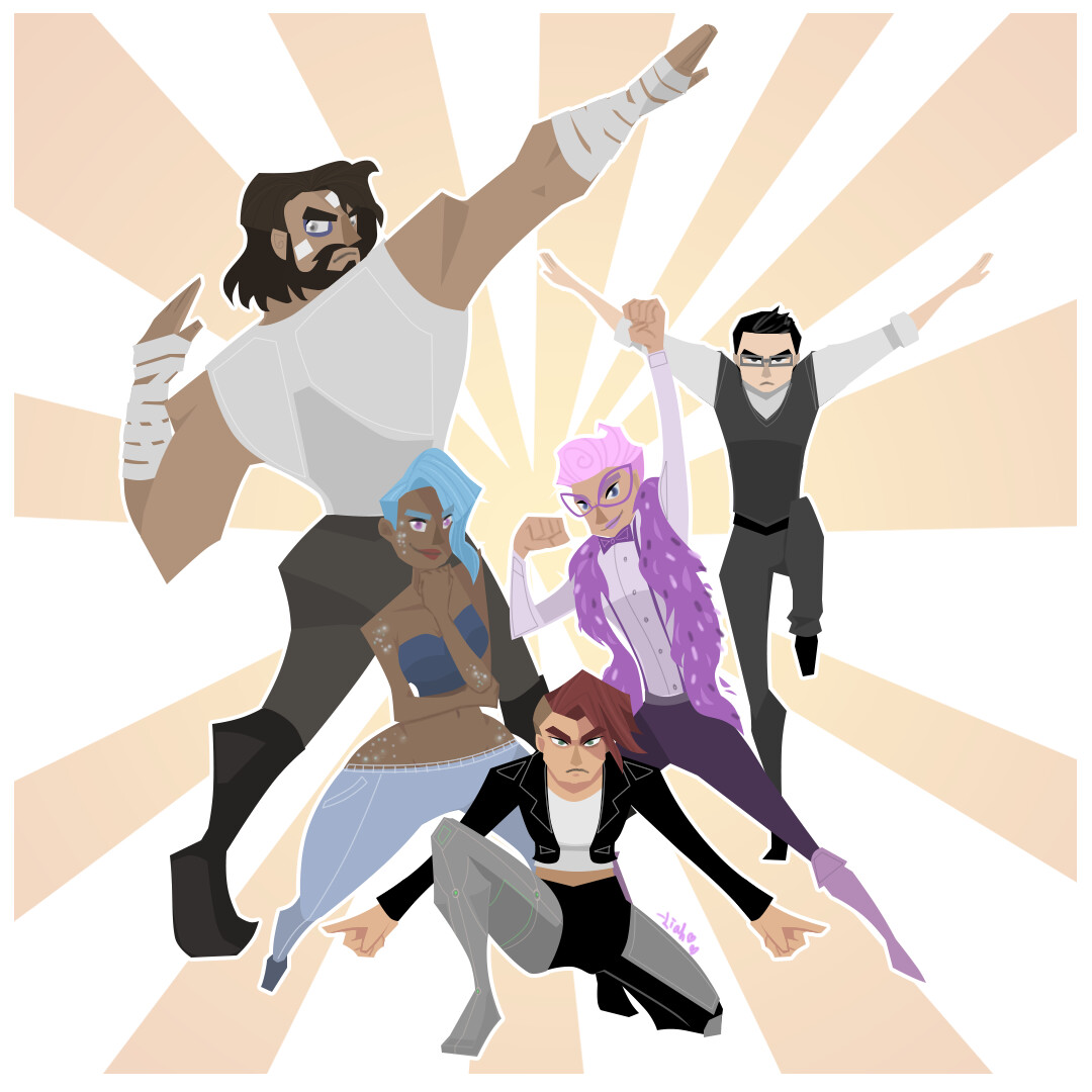 ArtStation - Three Way Mirror (D&D campaign)