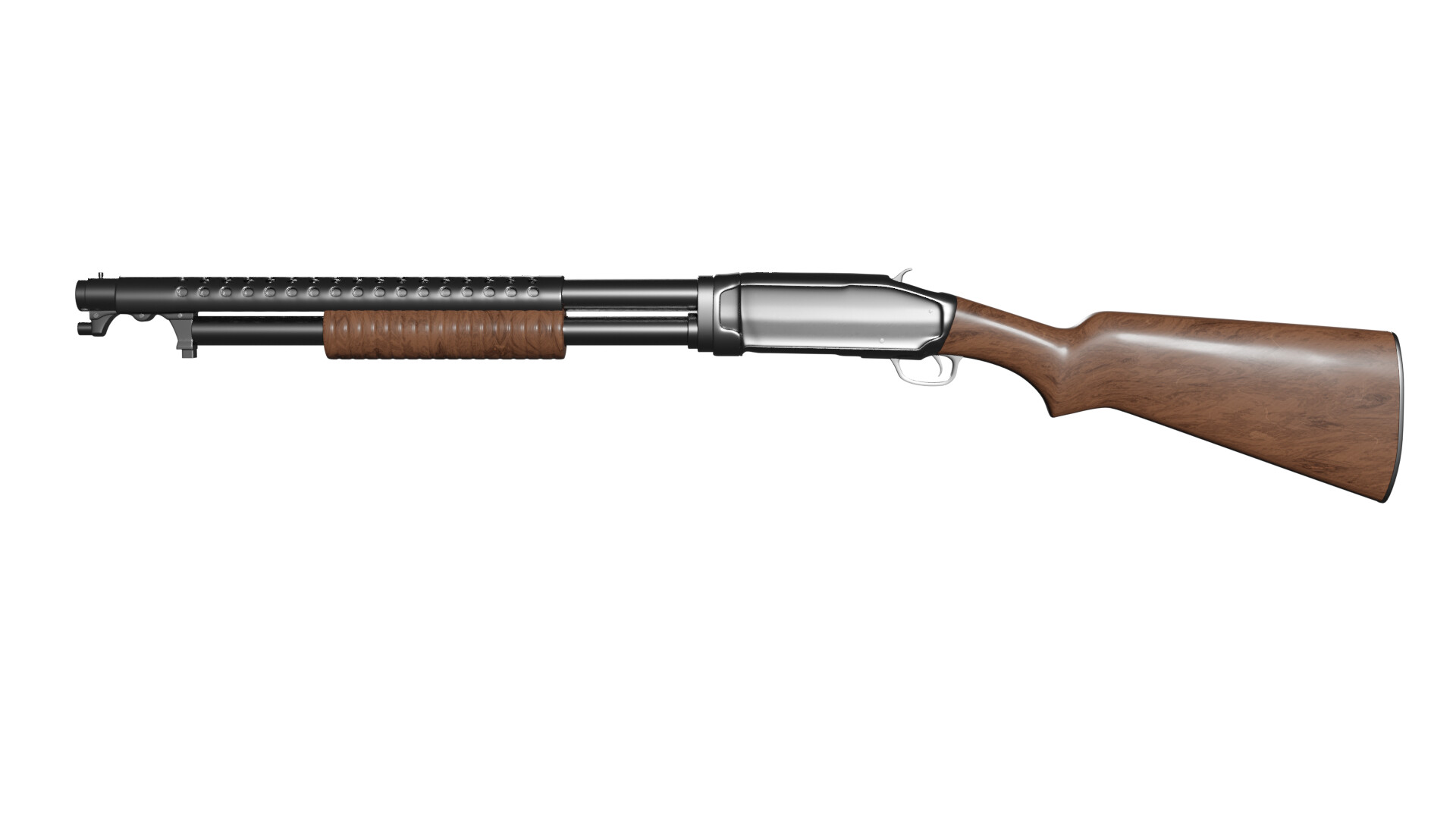 how to draw a trench gun