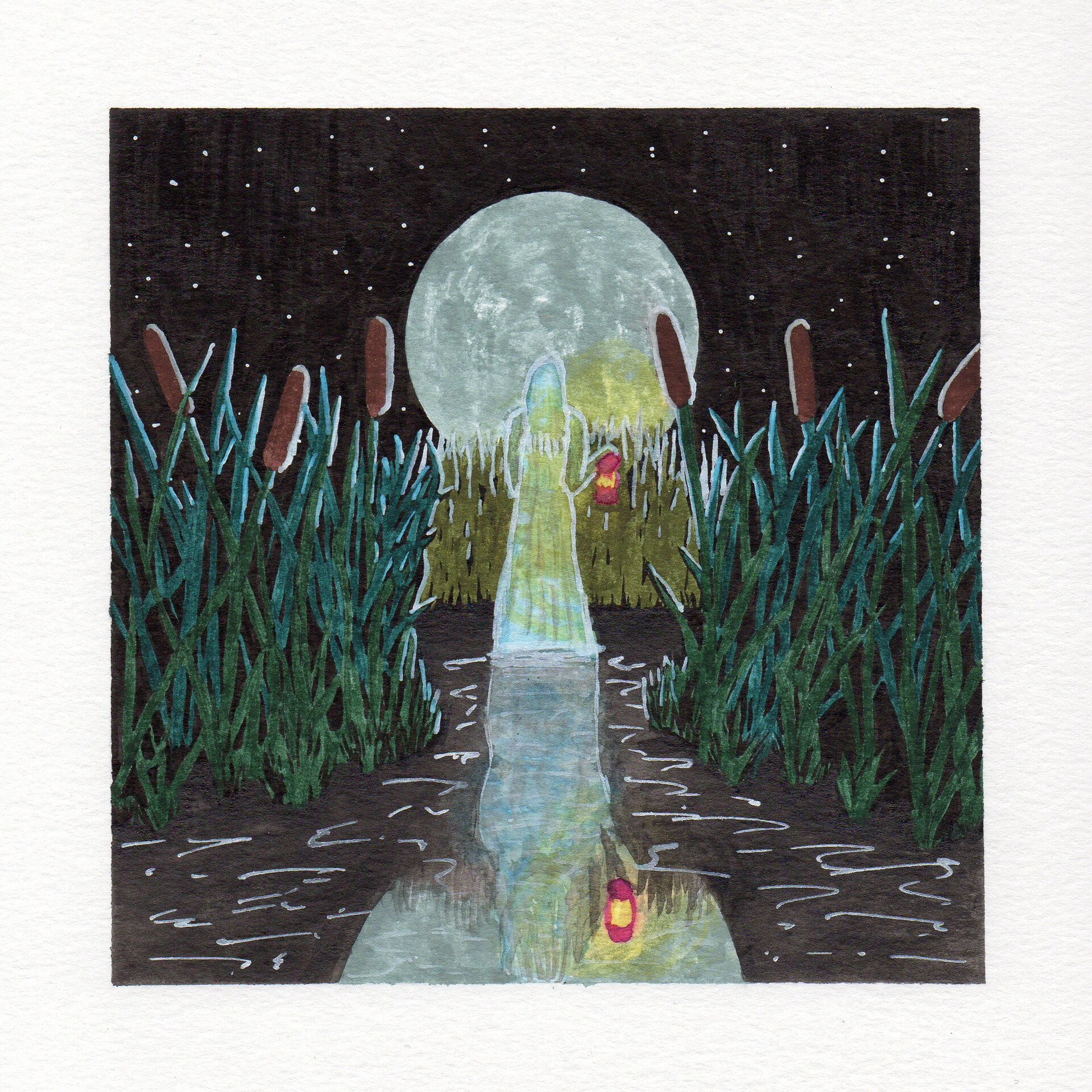 ArtStation - Wisp 'o the Marsh