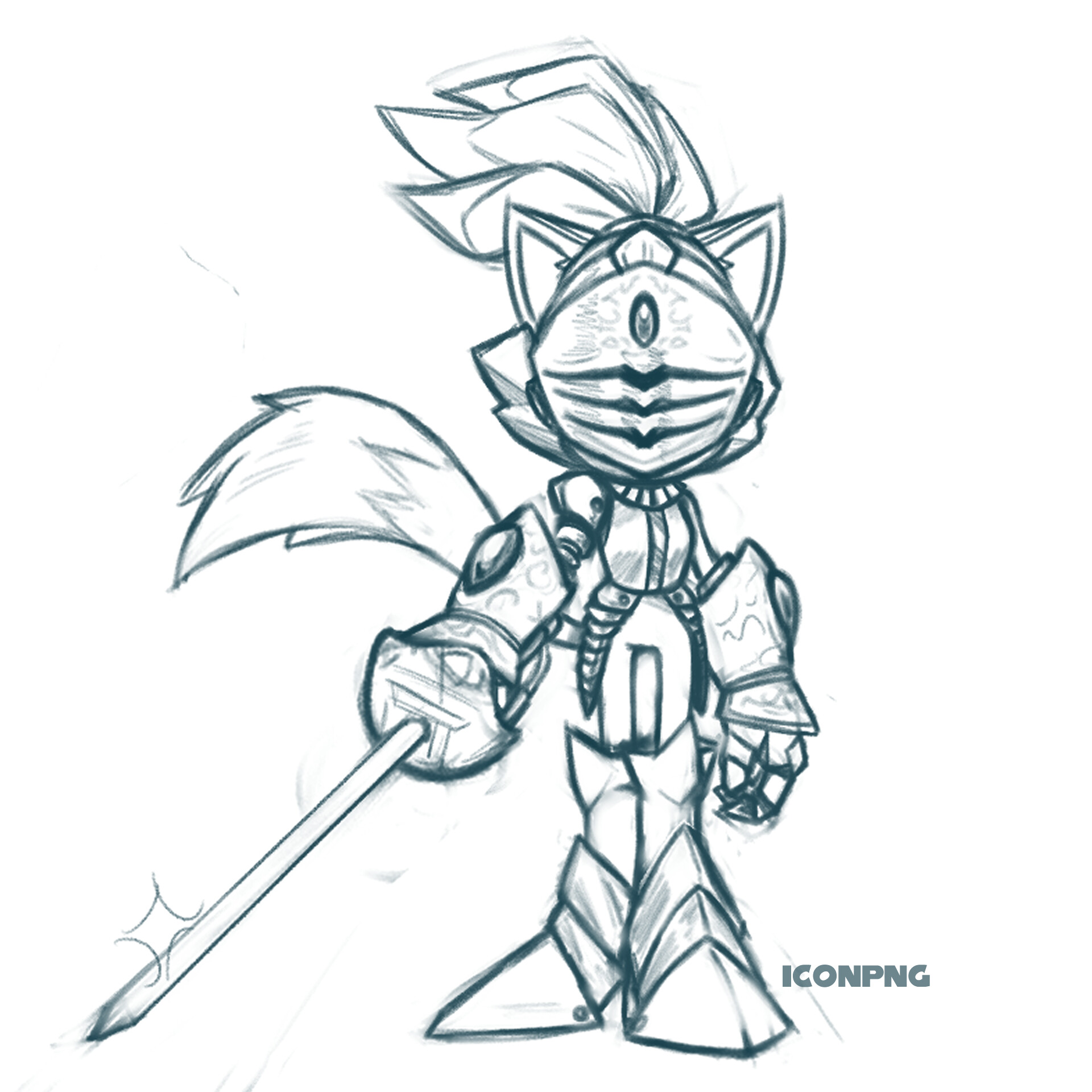 sir lancelot sonic coloring pages