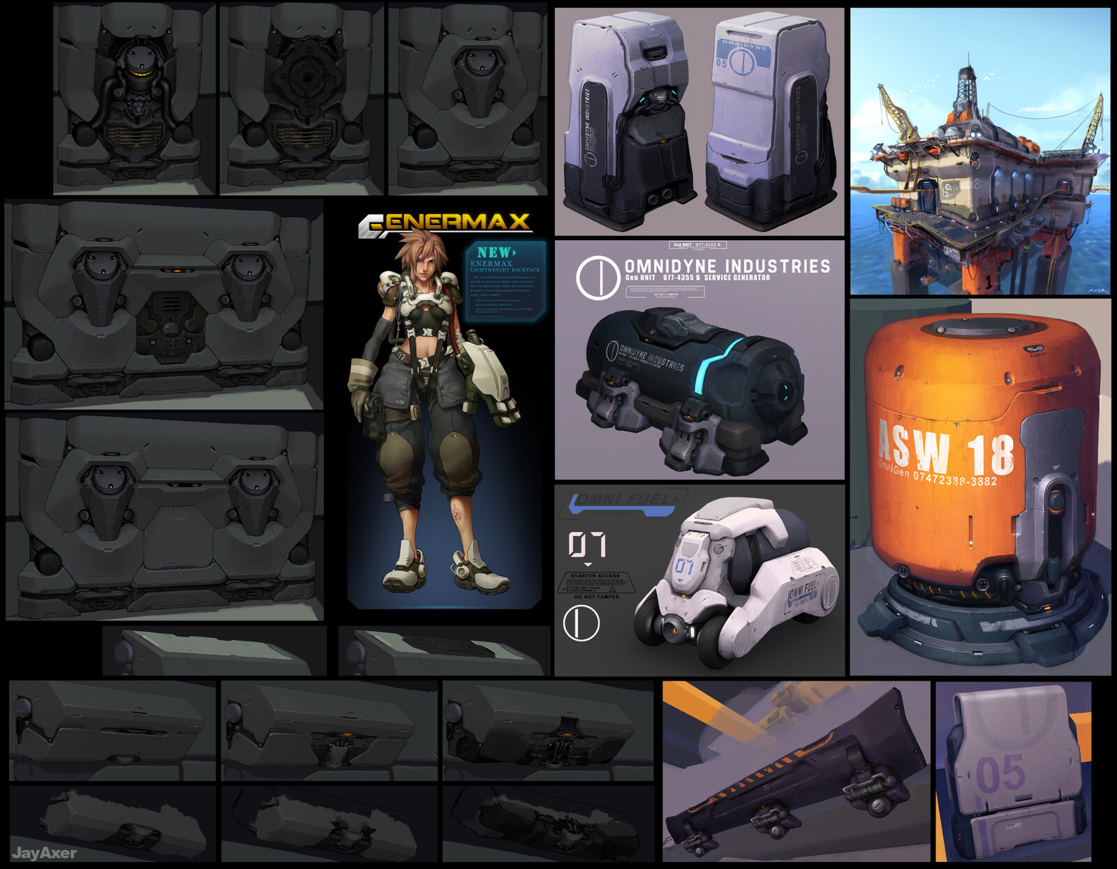 Jay Axer - Firefall Tech Concepts