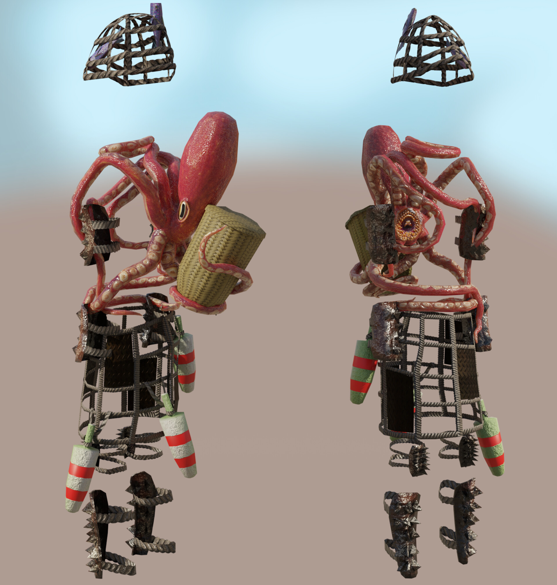 CamelSpyder - Kenshi Fishman Armour Design