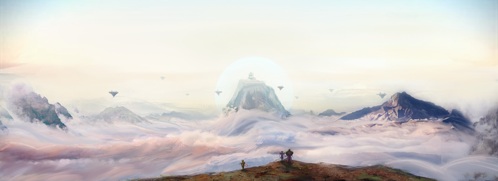 ArtStation - 观云似海 clouds sea