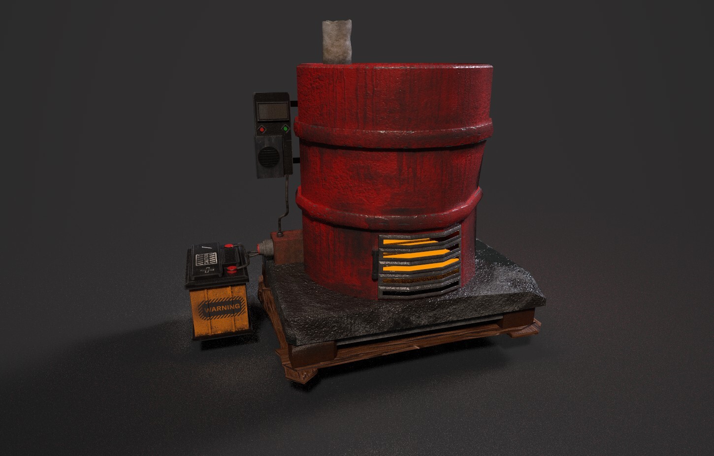 ArtStation - Handmade Electric Furnace