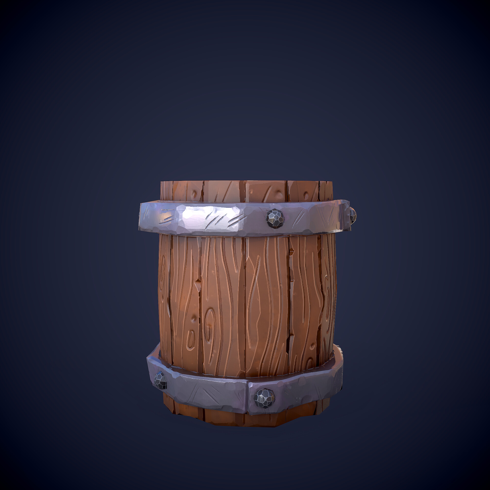 ArtStation - Stylized Barrel