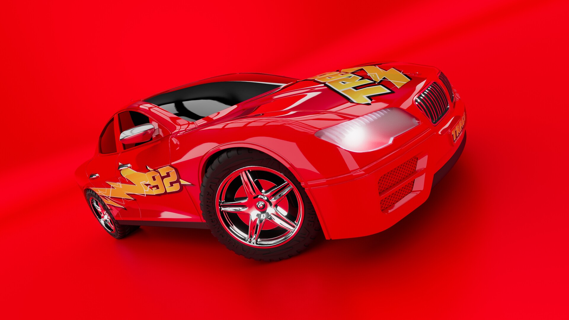 ArtStation - Toy car render.