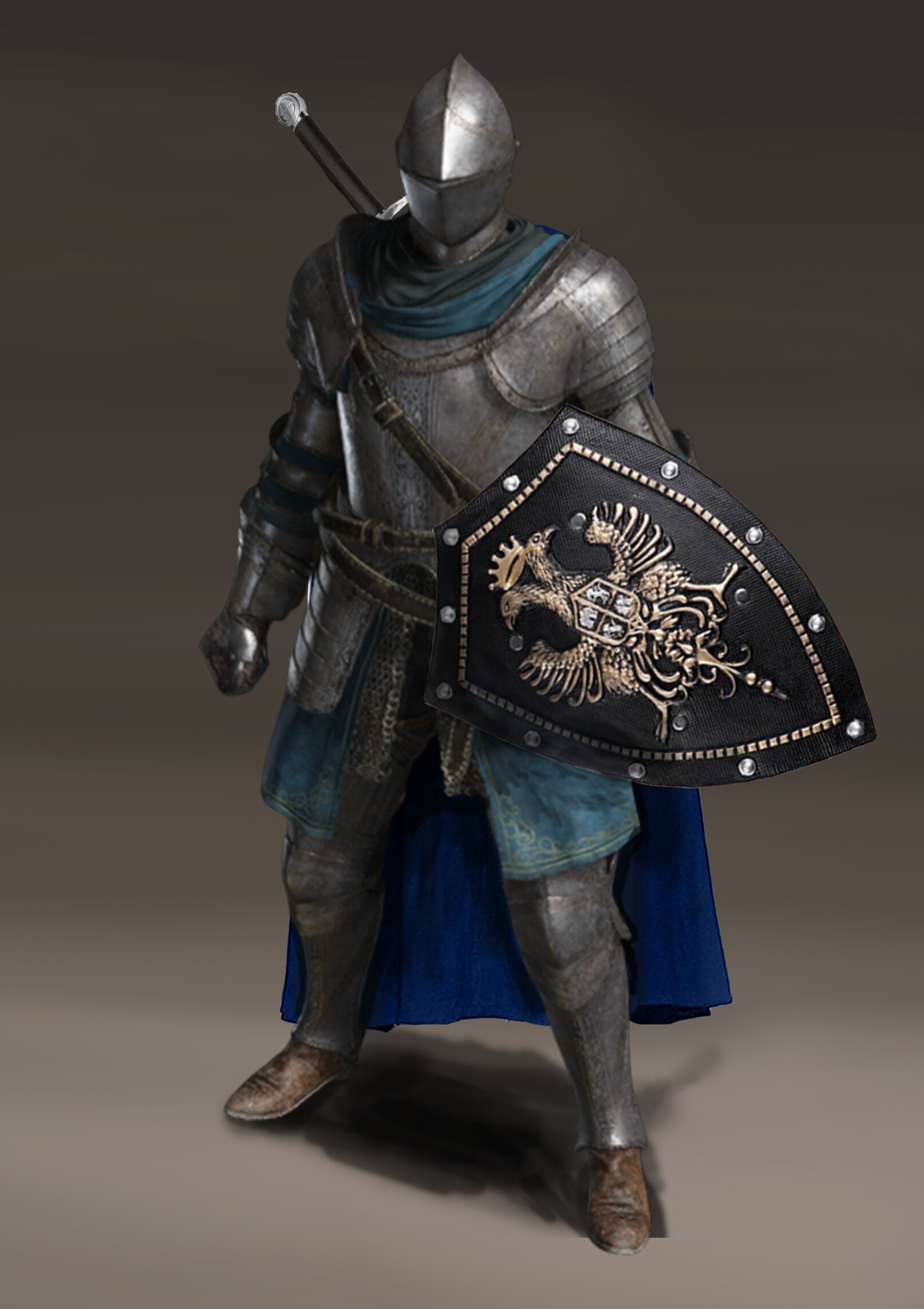 ArtStation - Sem 5 - First try photobashing a knight warrior