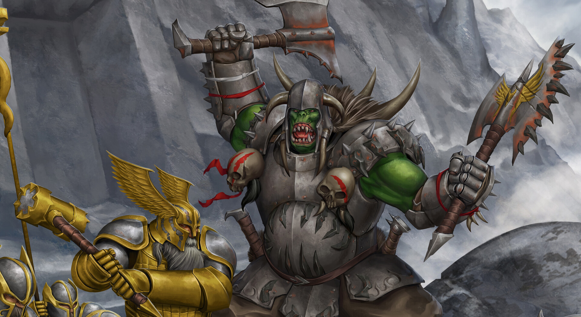 Daniel Mitchell - Orcs vs Dwarves Battle