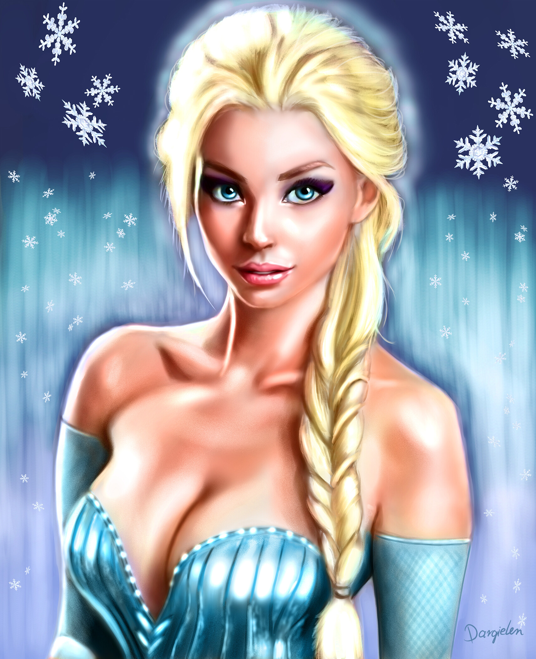 ArtStation - Elsa from Frozen