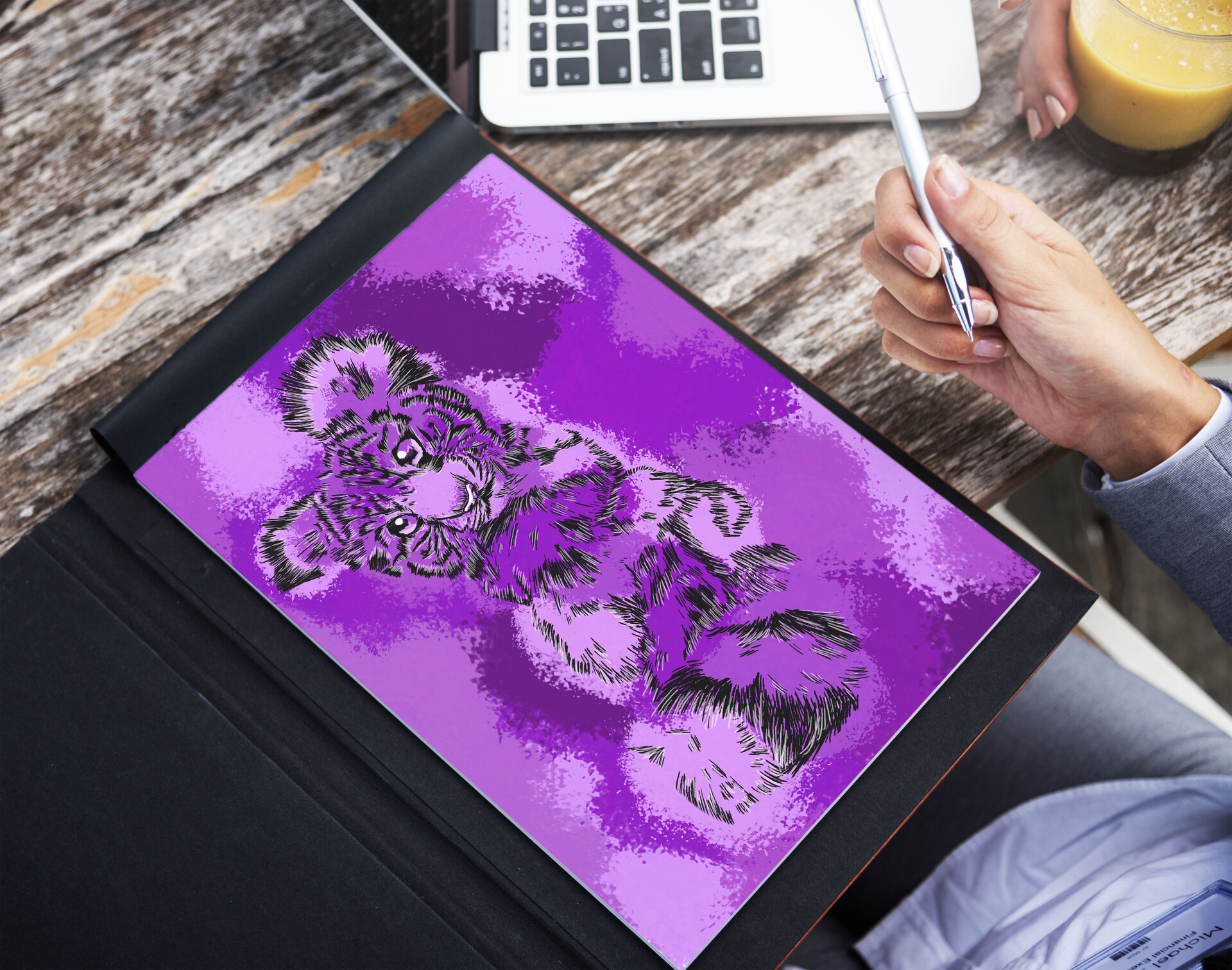 ArtStation - Purple Tiger