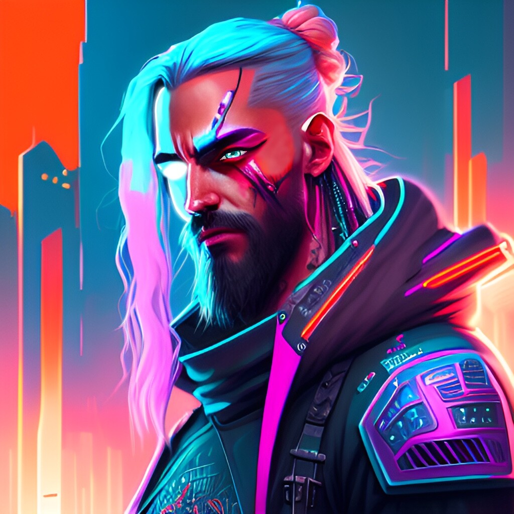 ArtStation - Jesus Cyberpunk