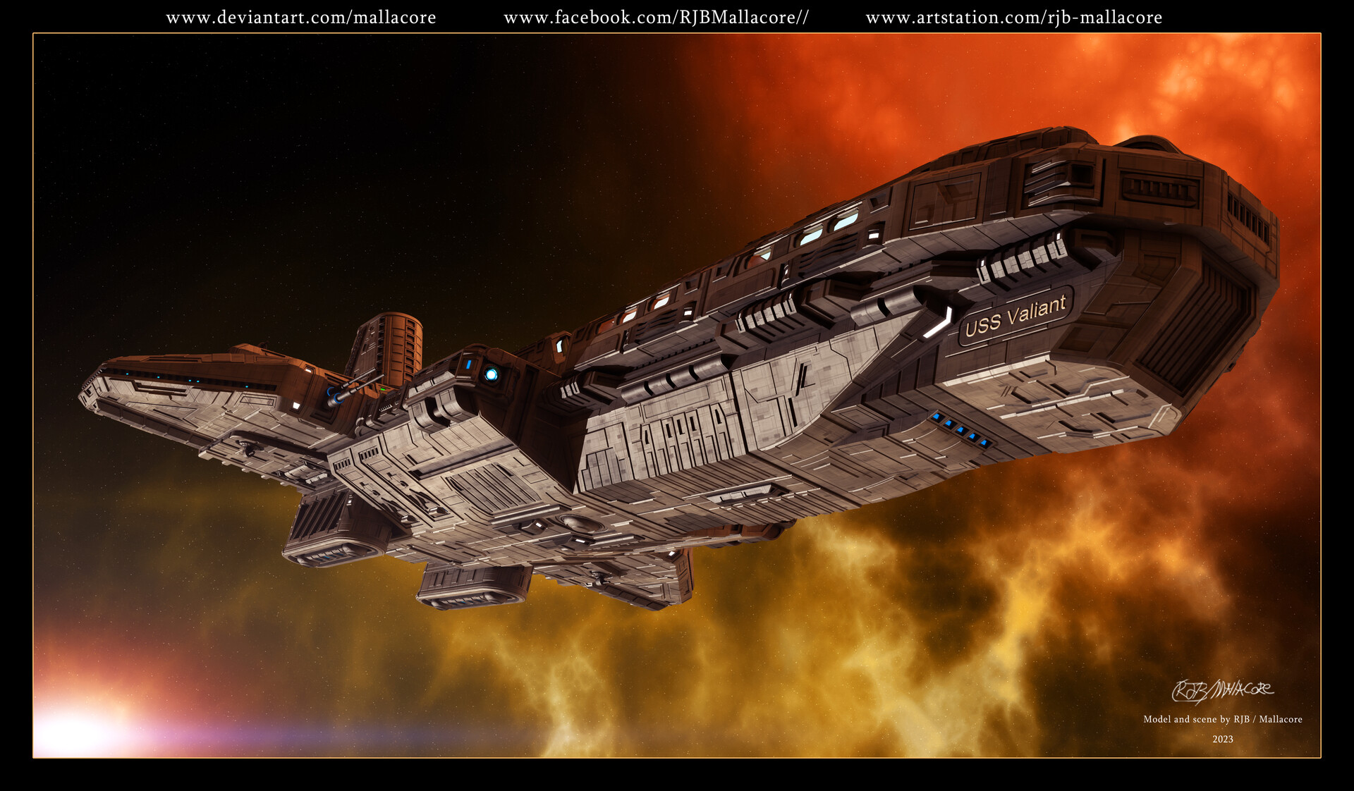 ArtStation - Stargate - Valiant Class - Fan Design