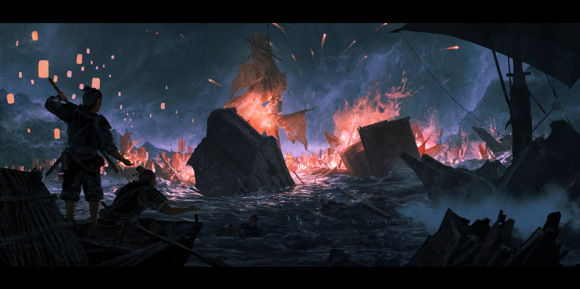 ArtStation - Battle of Red Cliff