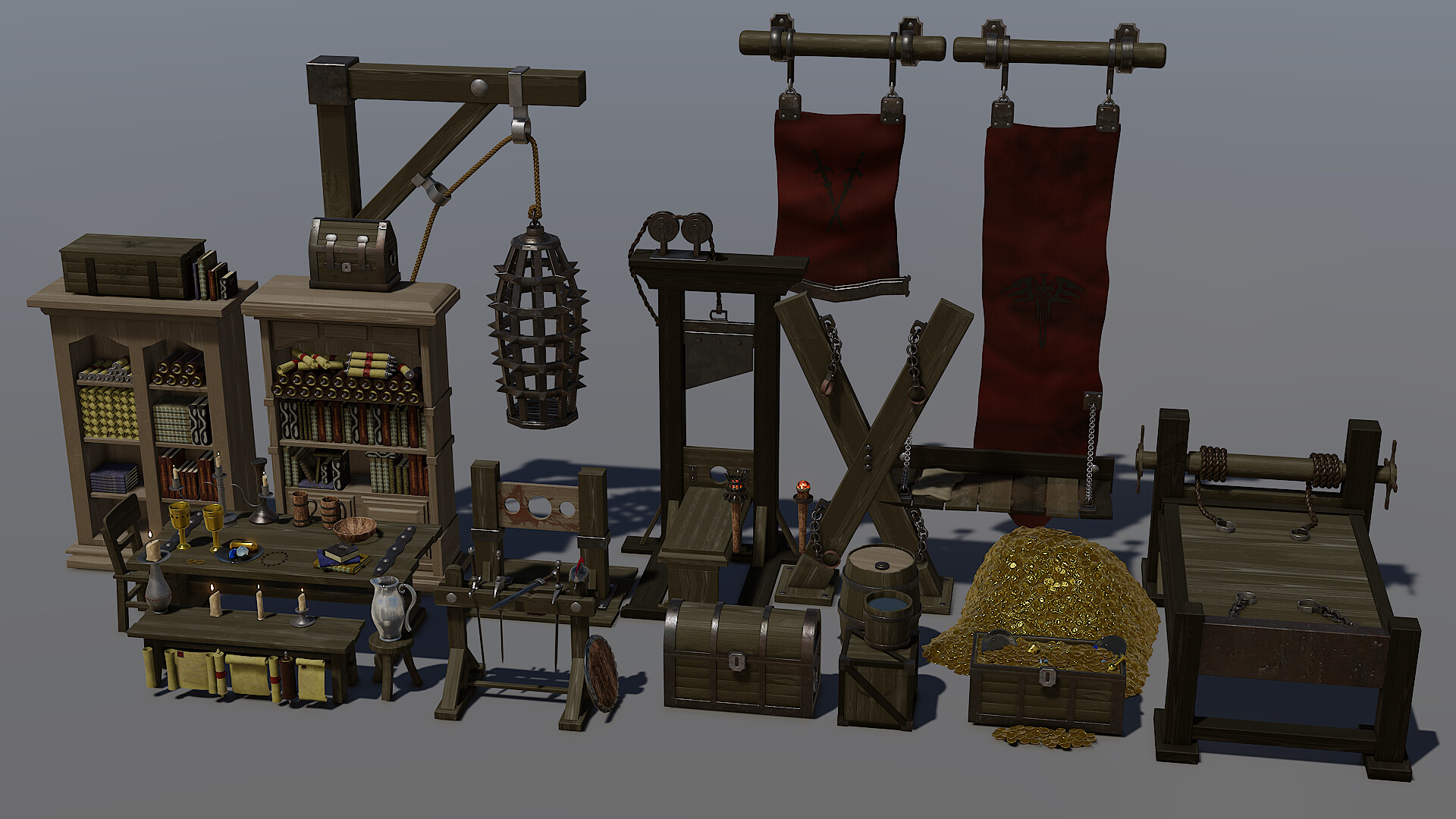 ArtStation - Dungeon Props