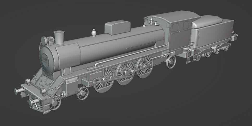 ArtStation - Finnish HR1 Steam Locomotive