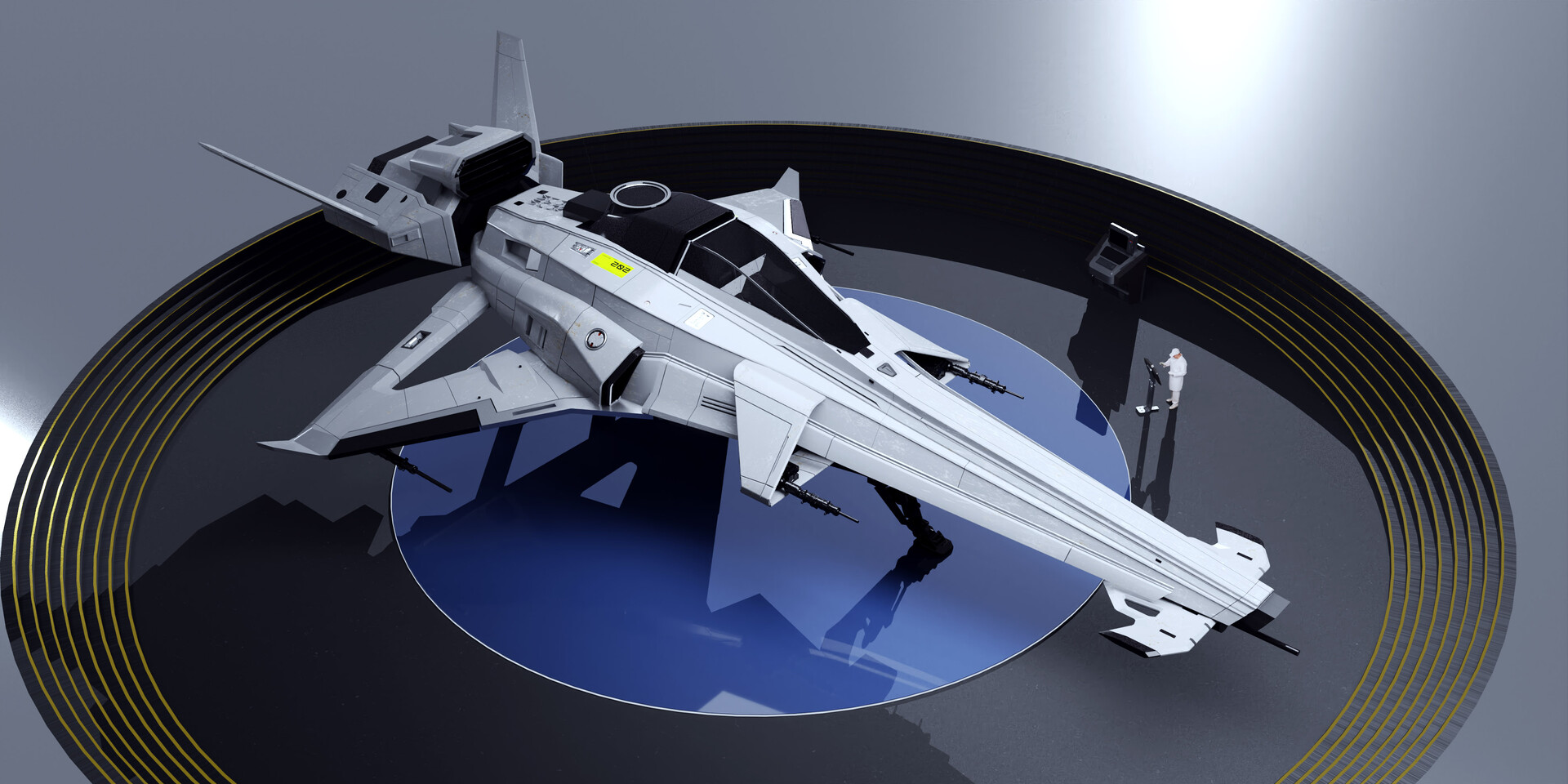 ArtStation - Shuttle fighter