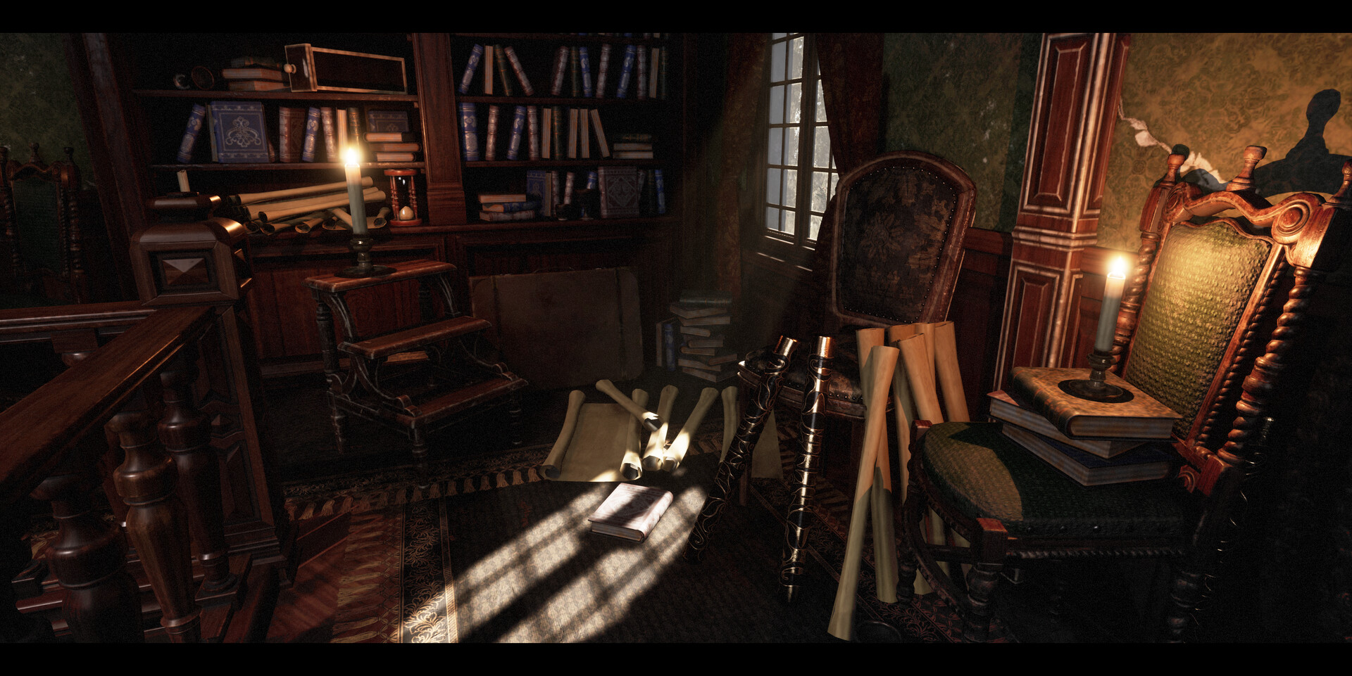 ArtStation - Library ( work in progress )