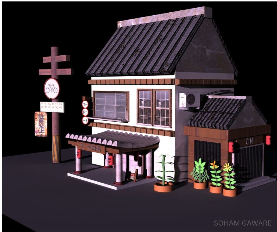 ArtStation - Japanese shop