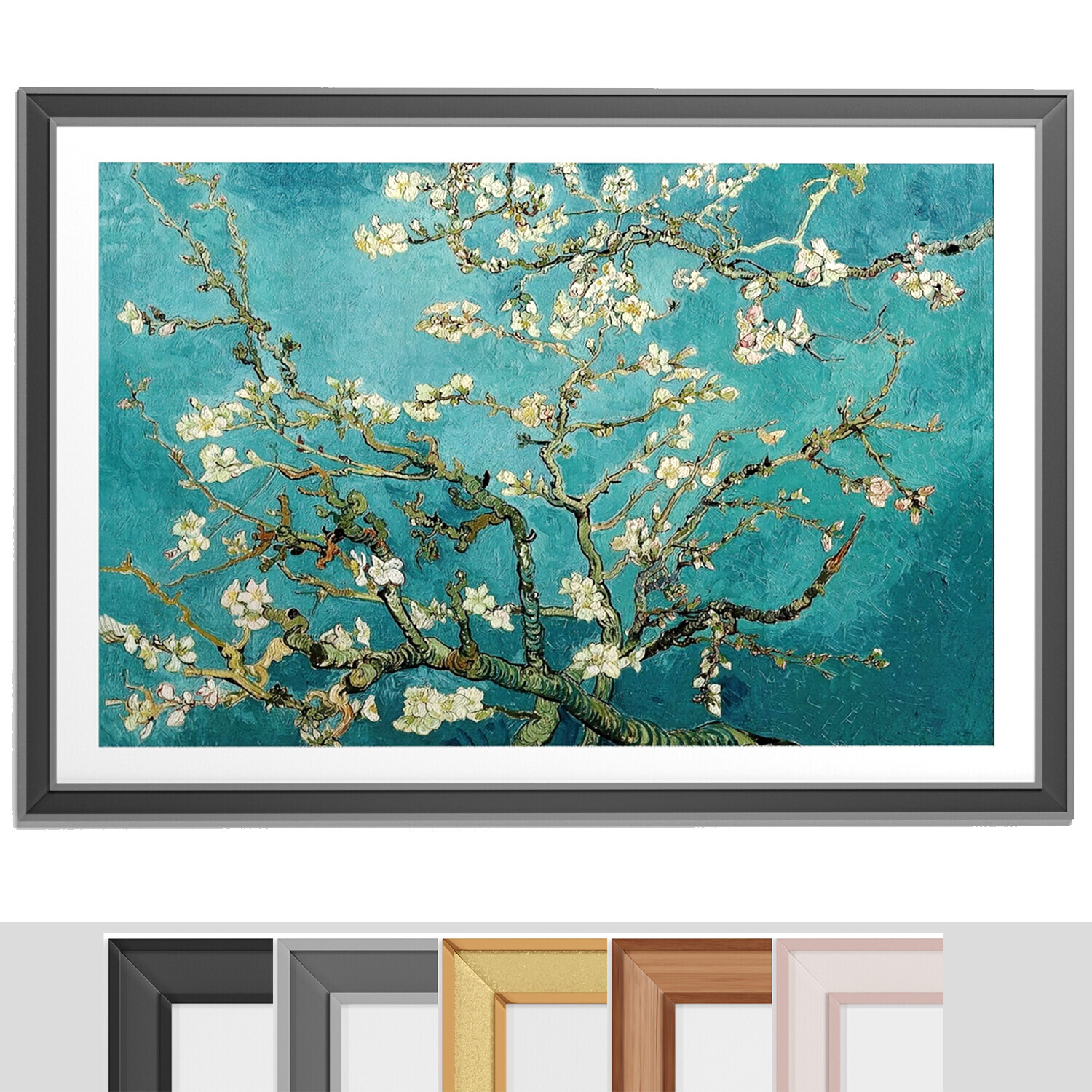 ArtStation - Art Frames 157- Almond Blossom, Vincent Van Gogh Art Print
