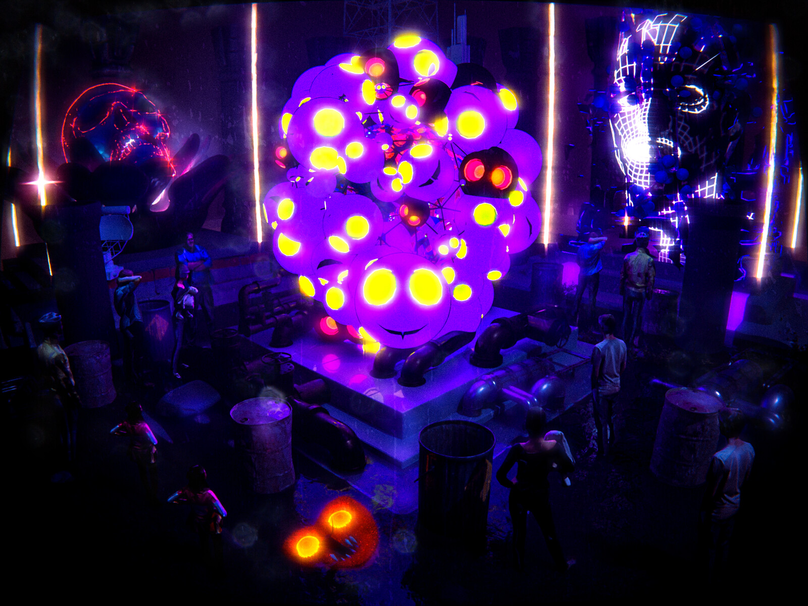 Neon gravity - Schizophrenia