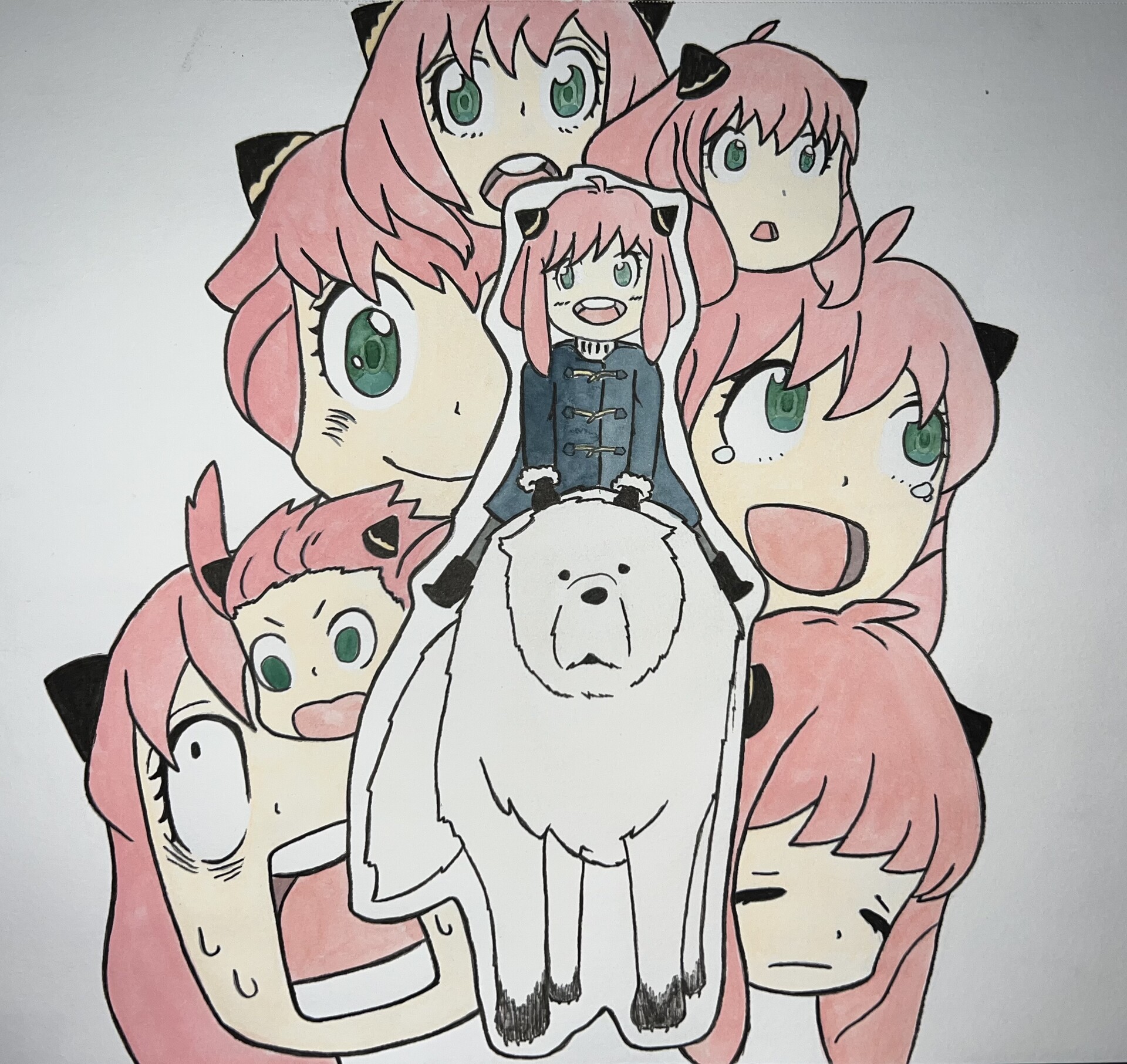 ArtStation - Anya Faces