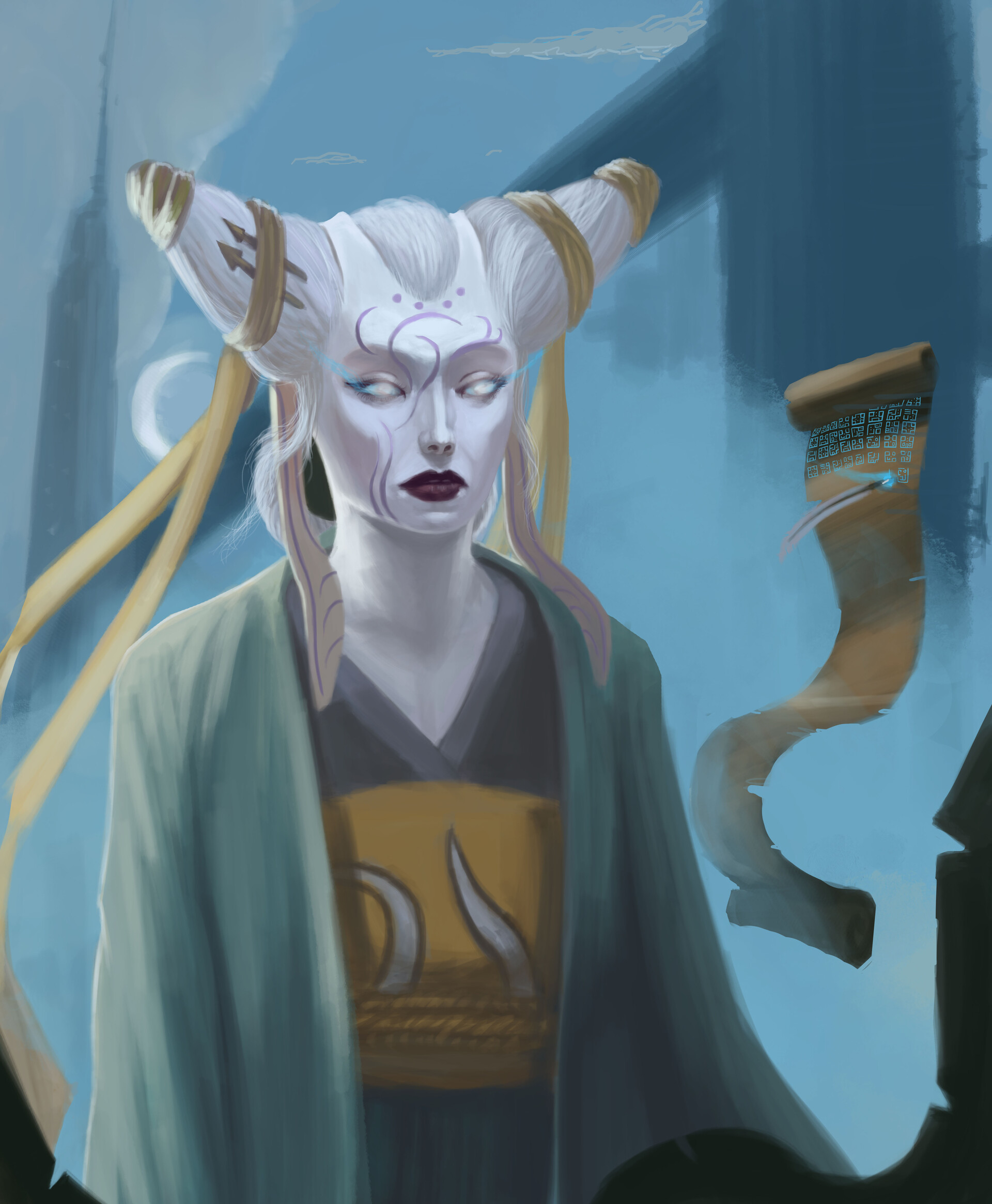 ArtStation - Tamiyo- Magic the Gathering