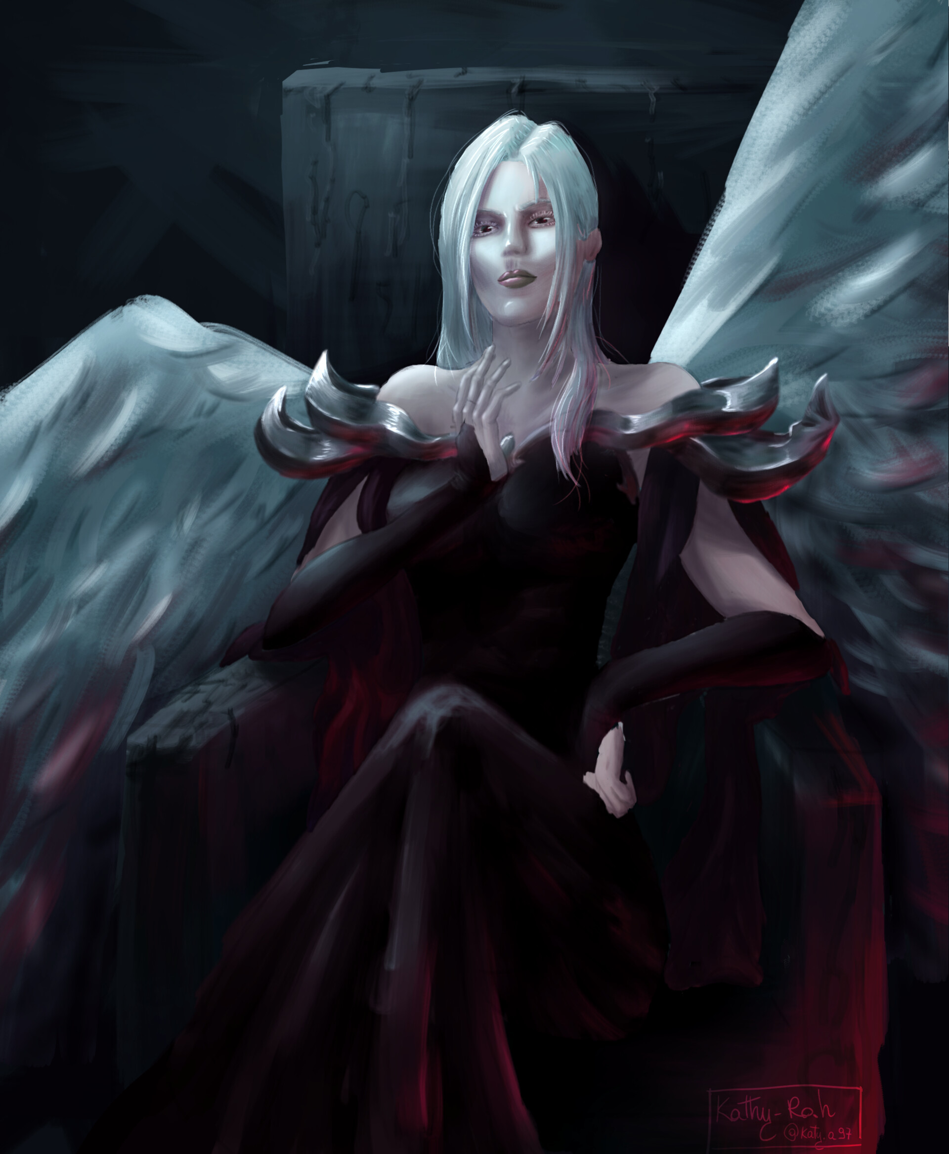 ArtStation - Fallen Angel - Witch