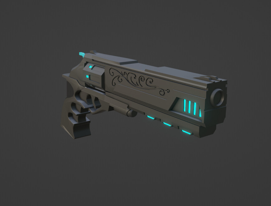 ArtStation - Gun Commission [Low Poly Weaponry]