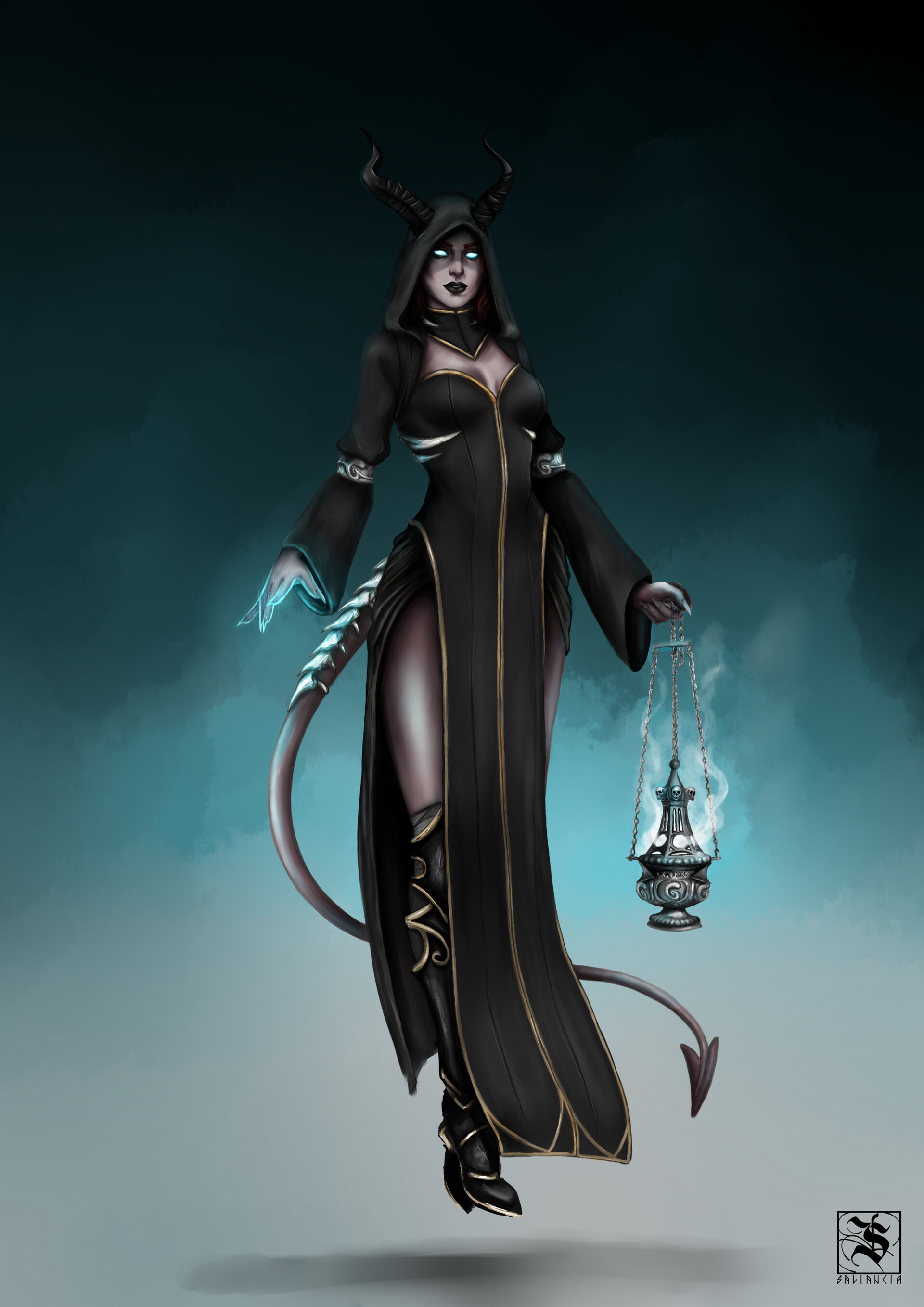 ArtStation - Nathlara - Cleric of Pharasma