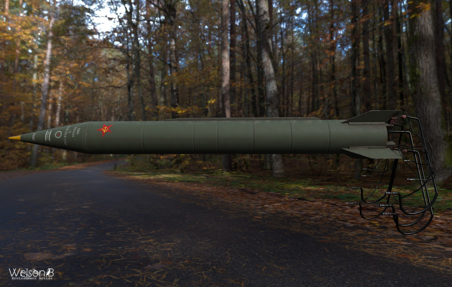 ArtStation - Scud missile