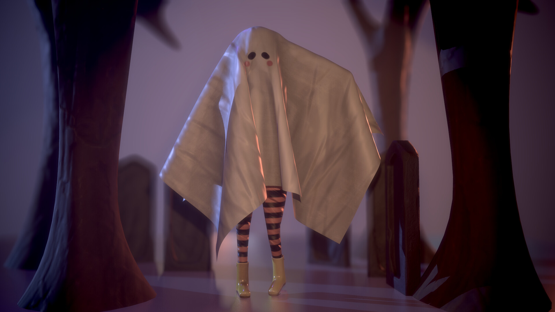 ArtStation - Spooky Ghost