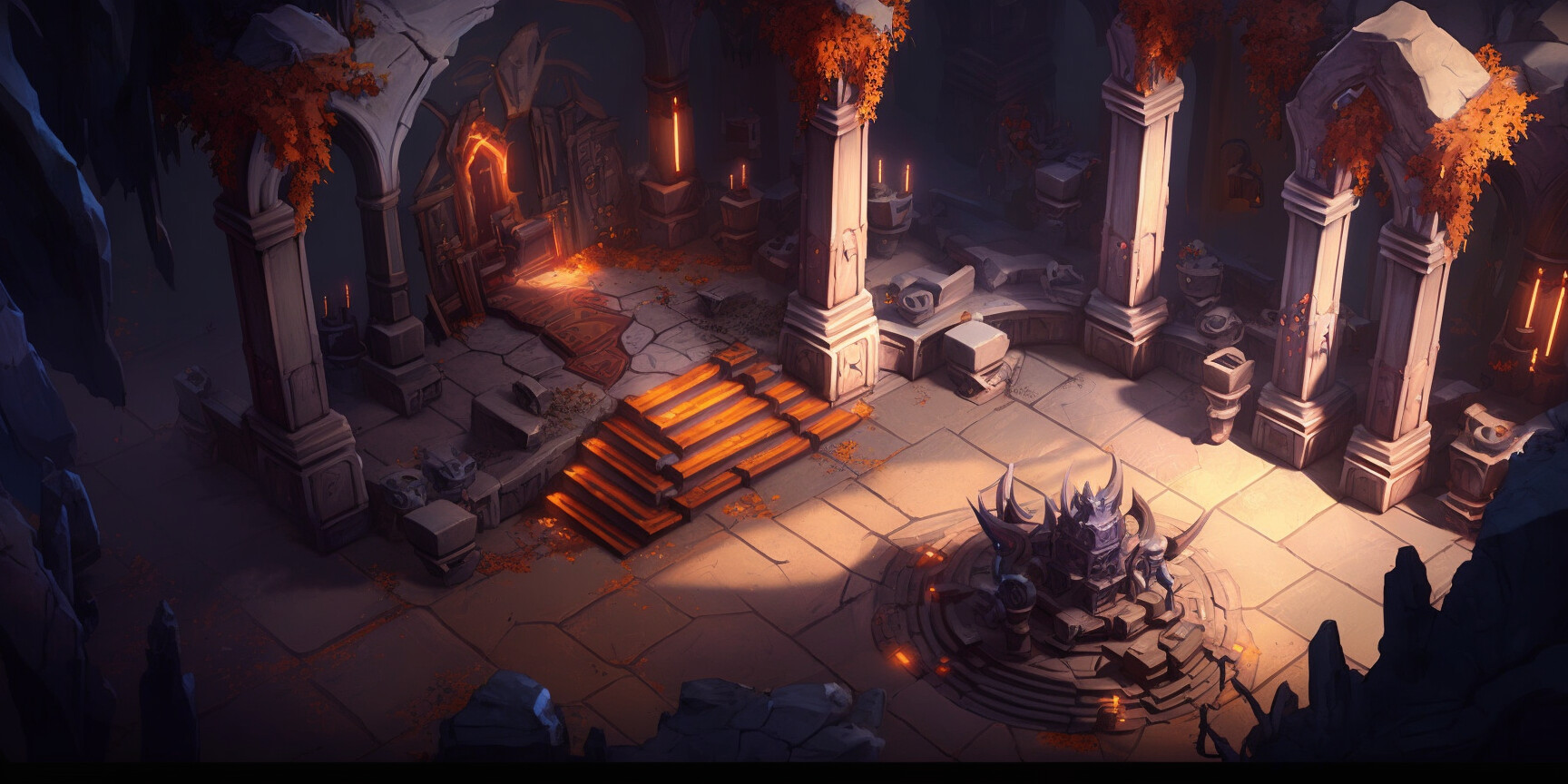 ArtStation - FANTASY ENVIRONMENT CONCEPT AI