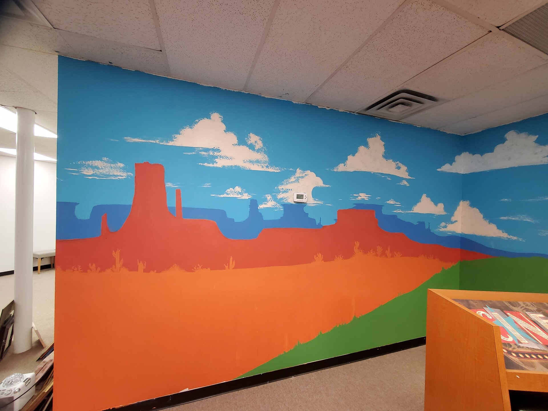 ArtStation - Mural - Skies Over Texas