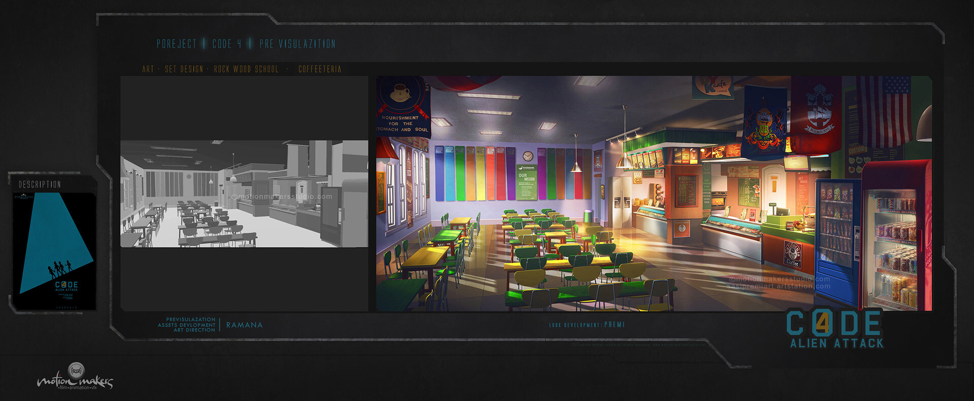 ArtStation - Code4.alien attack.